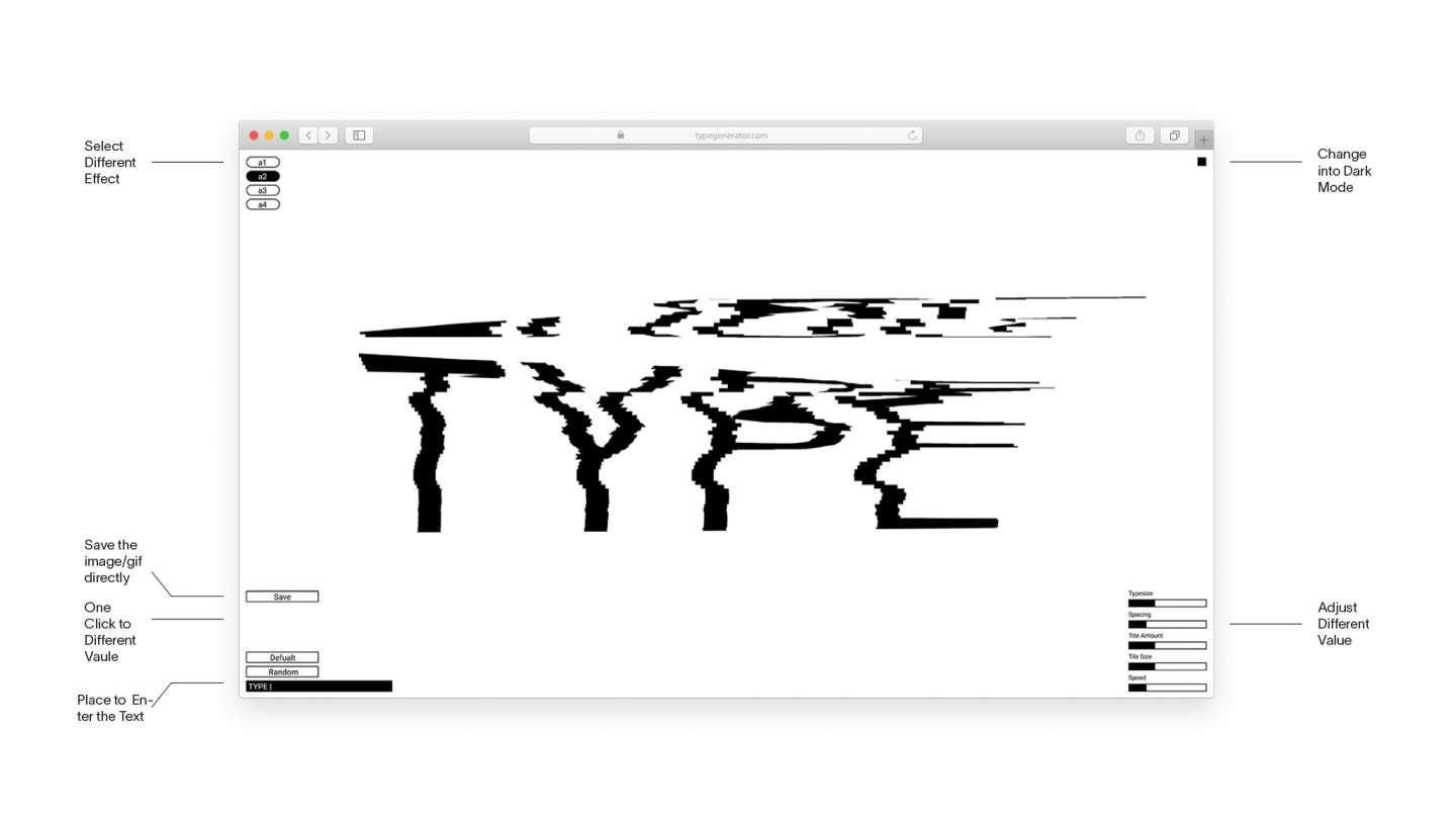 TYPE GENERATOR By Zhiyi Zhu SVA Design