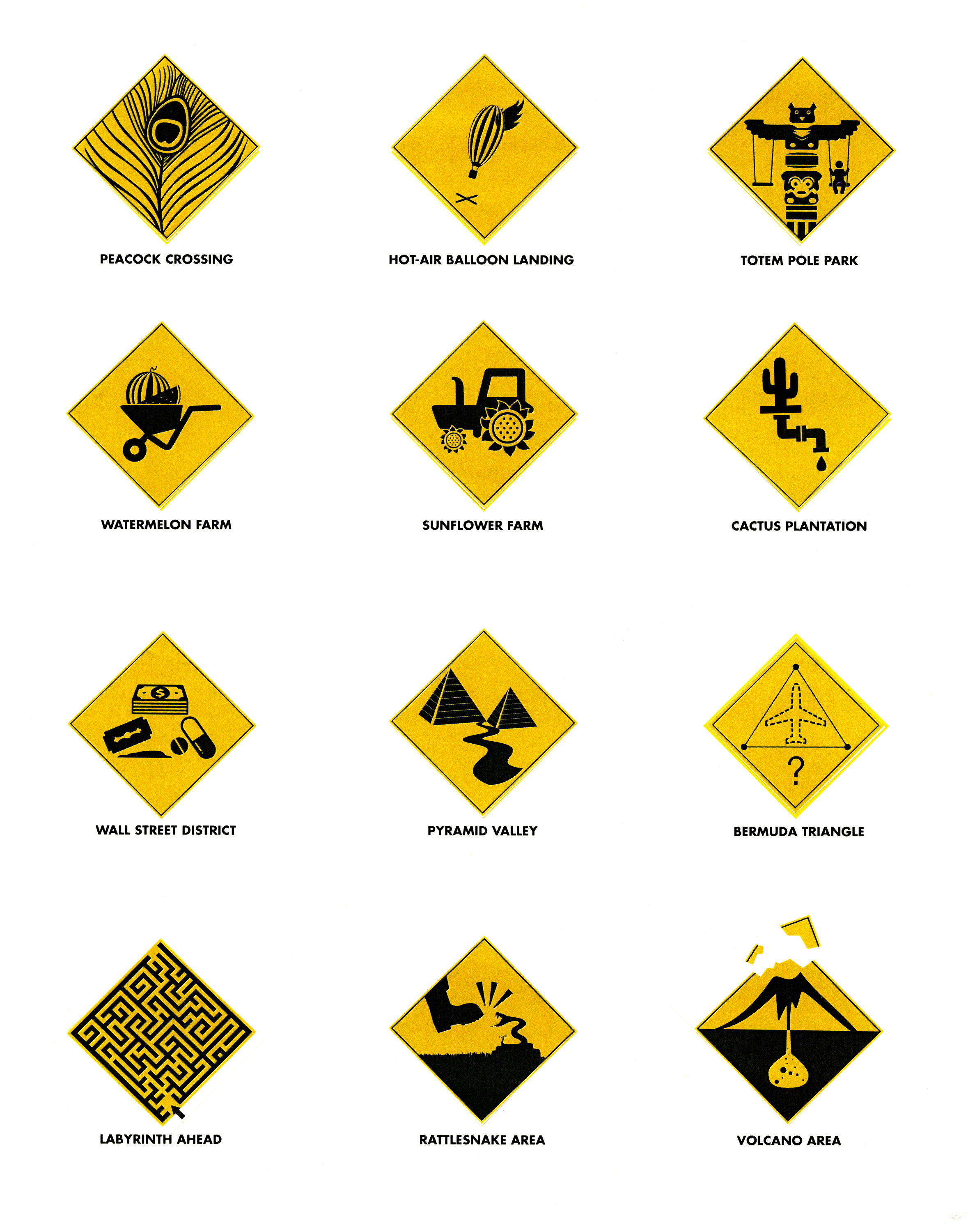 Road Signs by Jun Hong Park – SVA Design