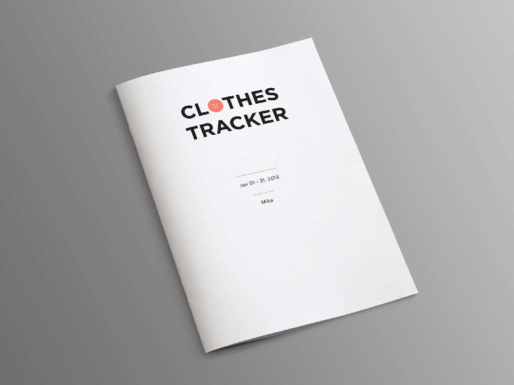 Infographic Clothes Tracker by Seongmi Park – SVA Design