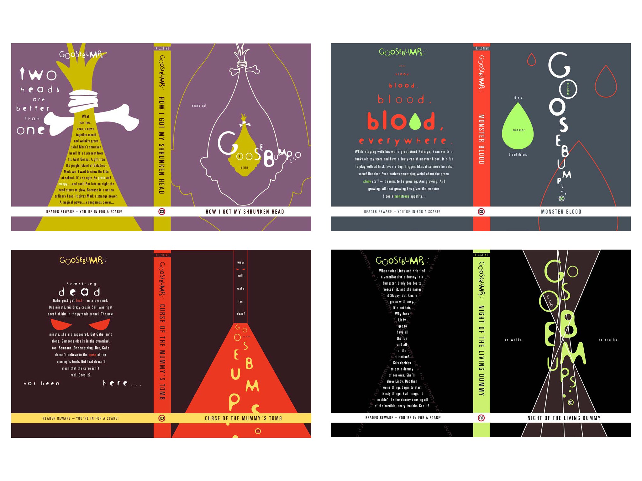 Goosebumps Book Series by Samantha Russo – SVA Design
