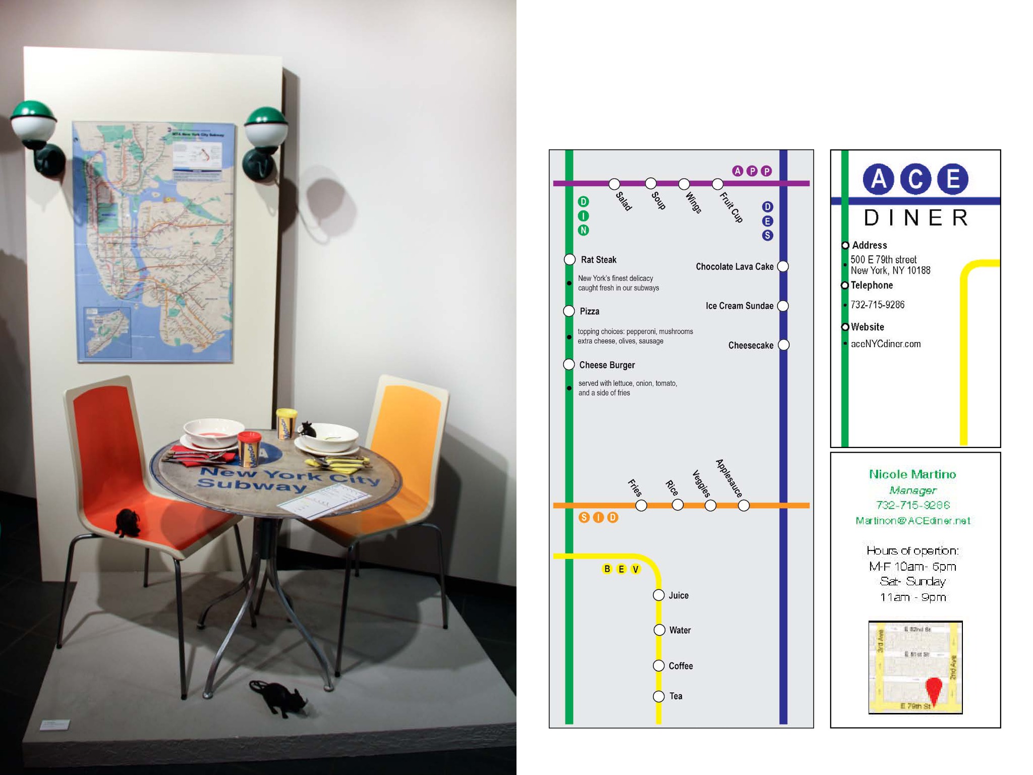 Subway Restaurant by Nicole Martino – SVA Design