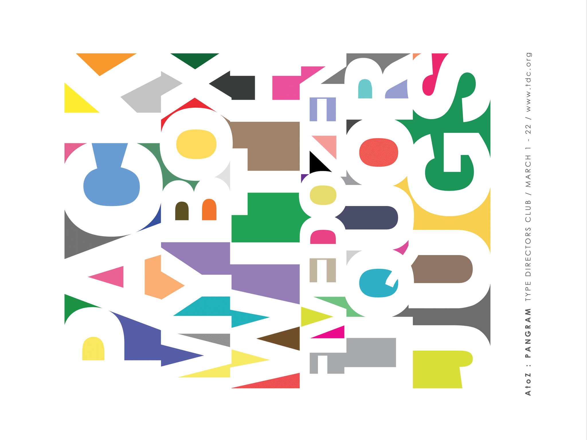 Pangram-Poster by Jina Lee – SVA Design