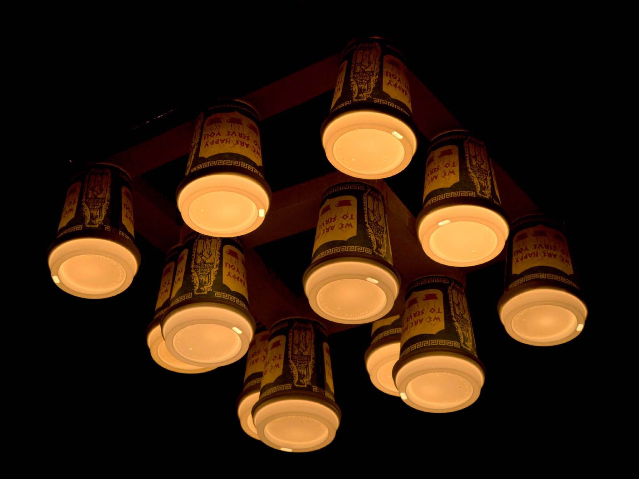 Coffee Cup Chandelier by Chris Zack – SVA Design