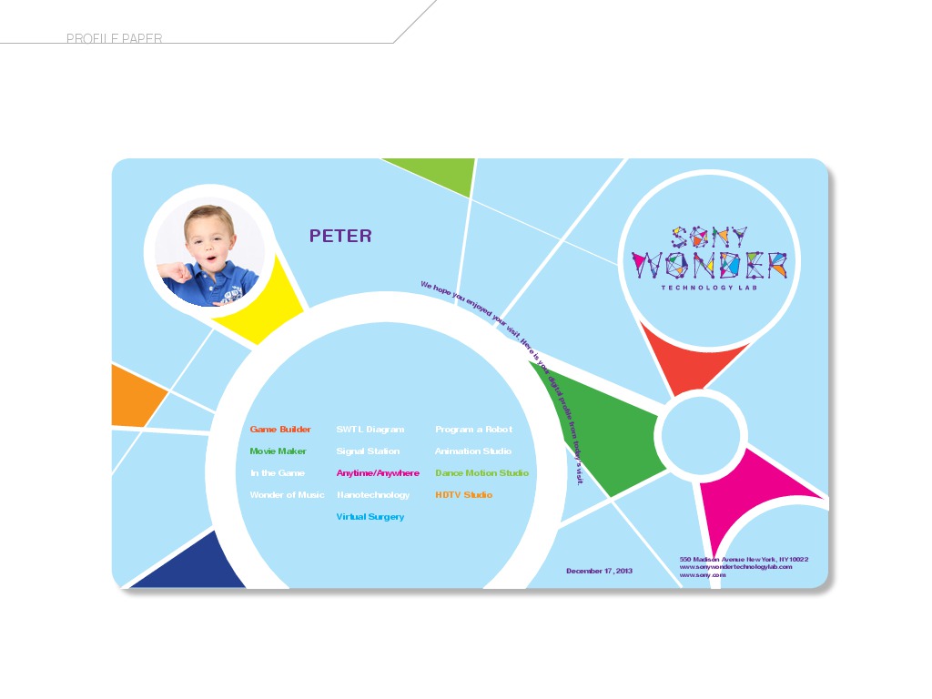 Sony Wonder Technology lab by EUN BYEOL GO – SVA Design