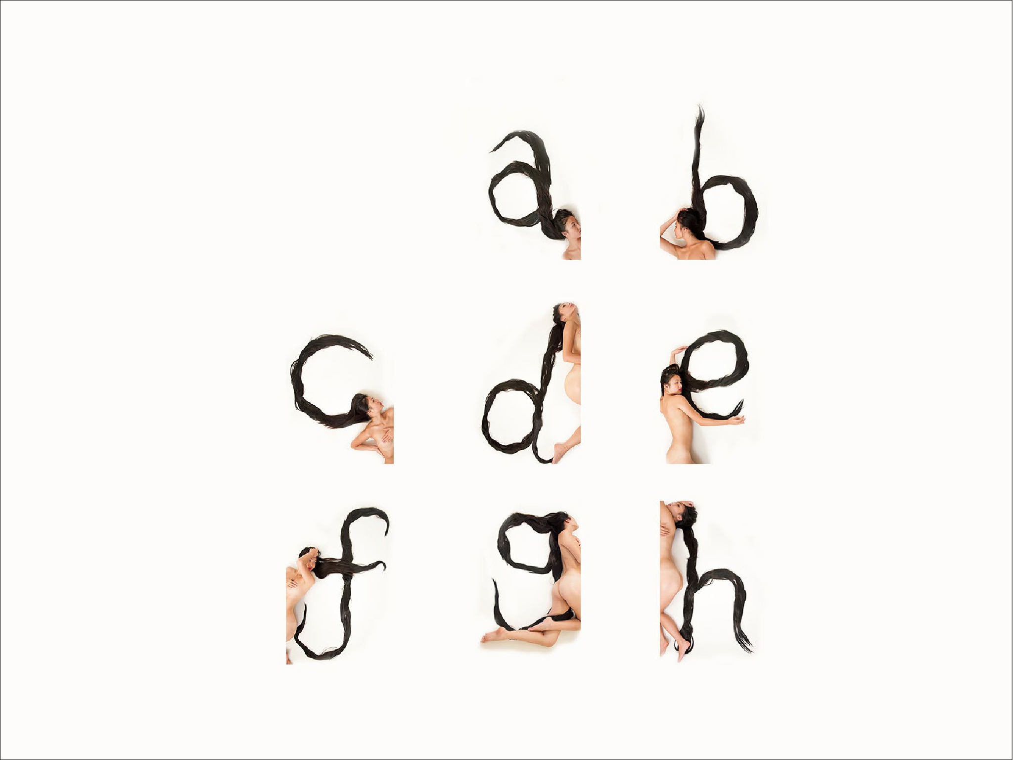 Hair Alphabet by Shurong Diao – SVA Design