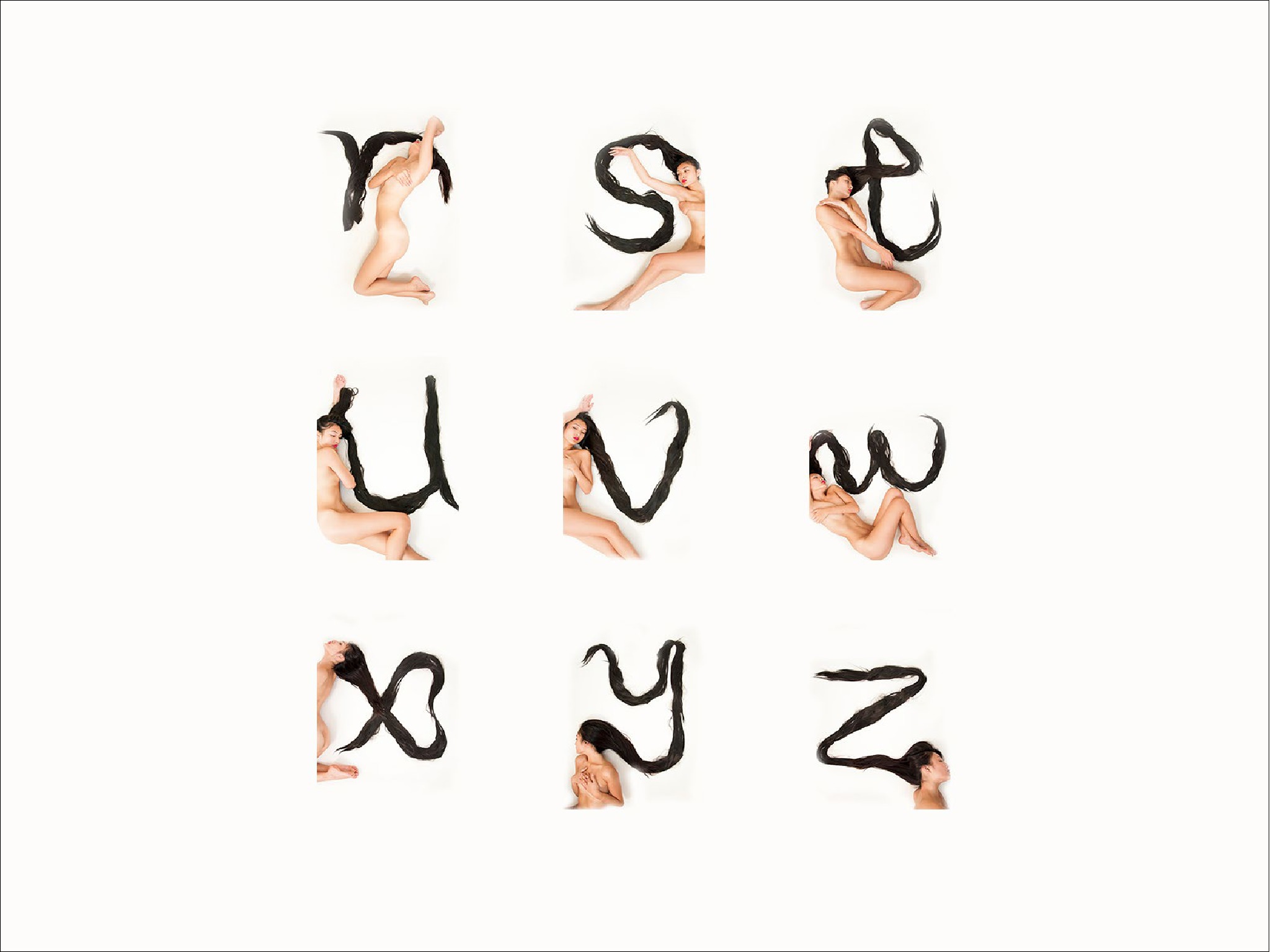 Hair Alphabet by Shurong Diao – SVA Design