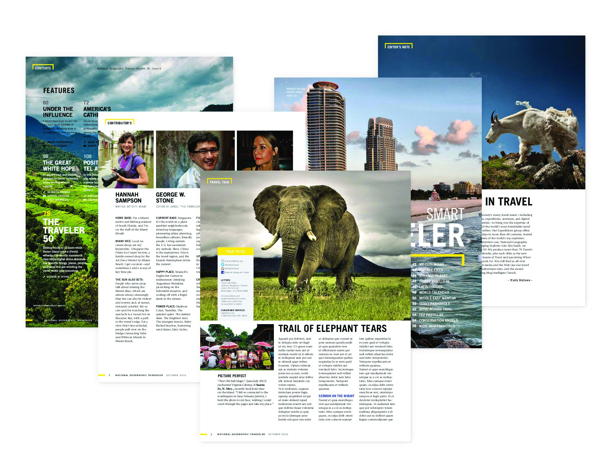National Geographic Traveler Rebranding by Saebom Bae – SVA Design
