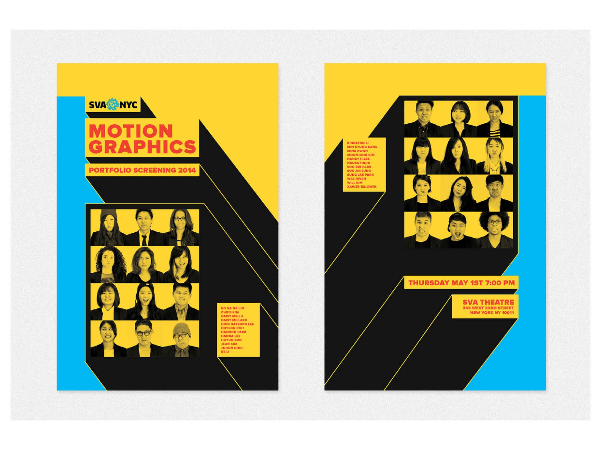 Motion Screening Posters by Enle Li – SVA Design