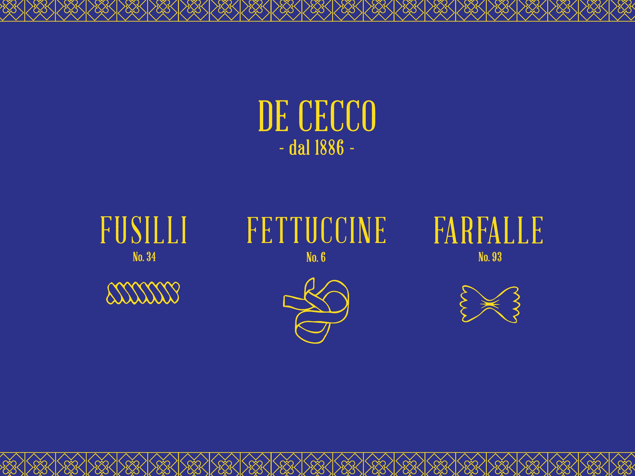 De Cecco Re-Brand by Sarah Liriano – SVA Design