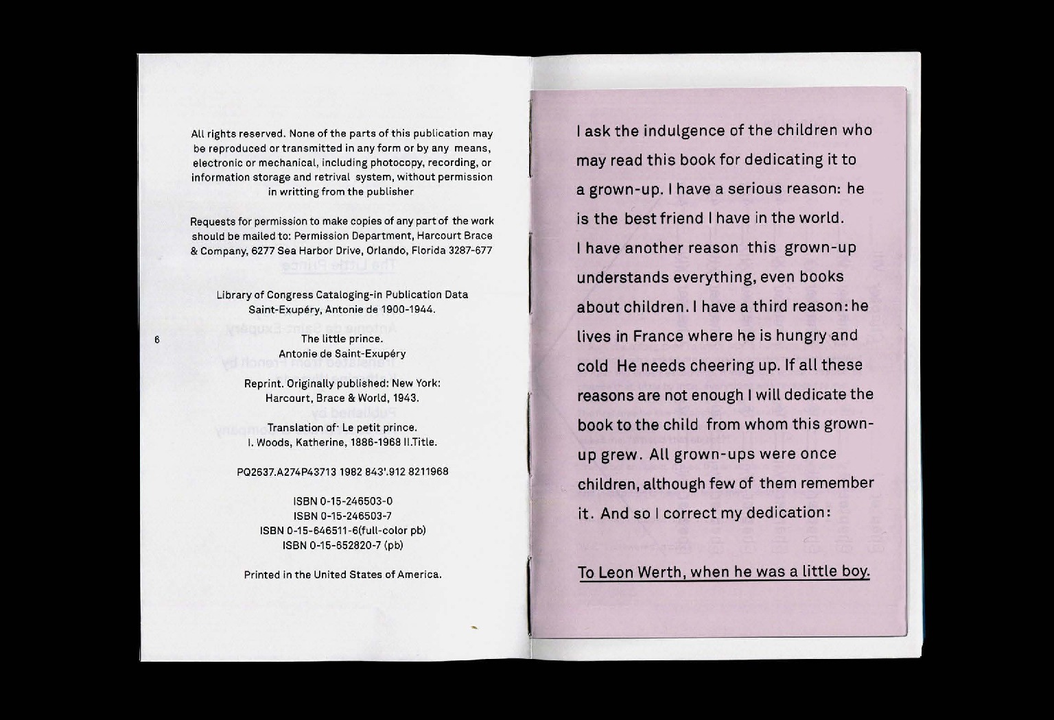 Little Prince Book by Leo Porto – SVA Design