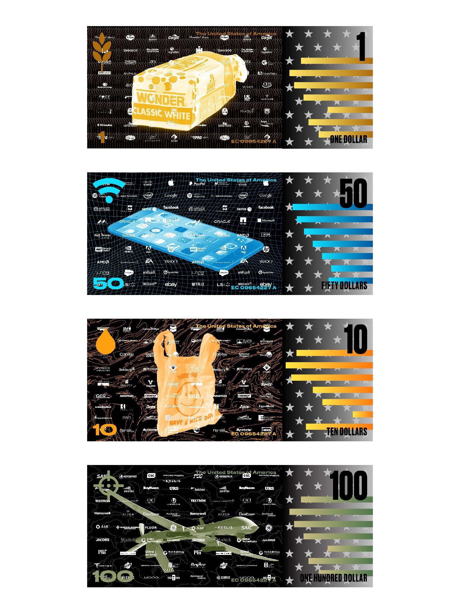 Dystopian US Currency by Hui Chen Ou Yang – SVA Design