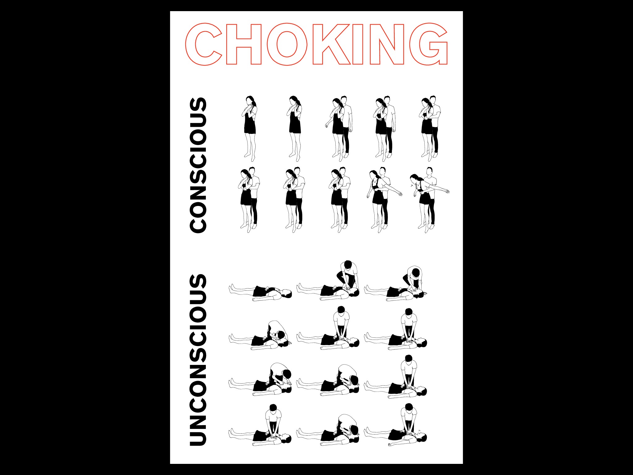 Choking Poster by Alex Cruz – SVA Design
