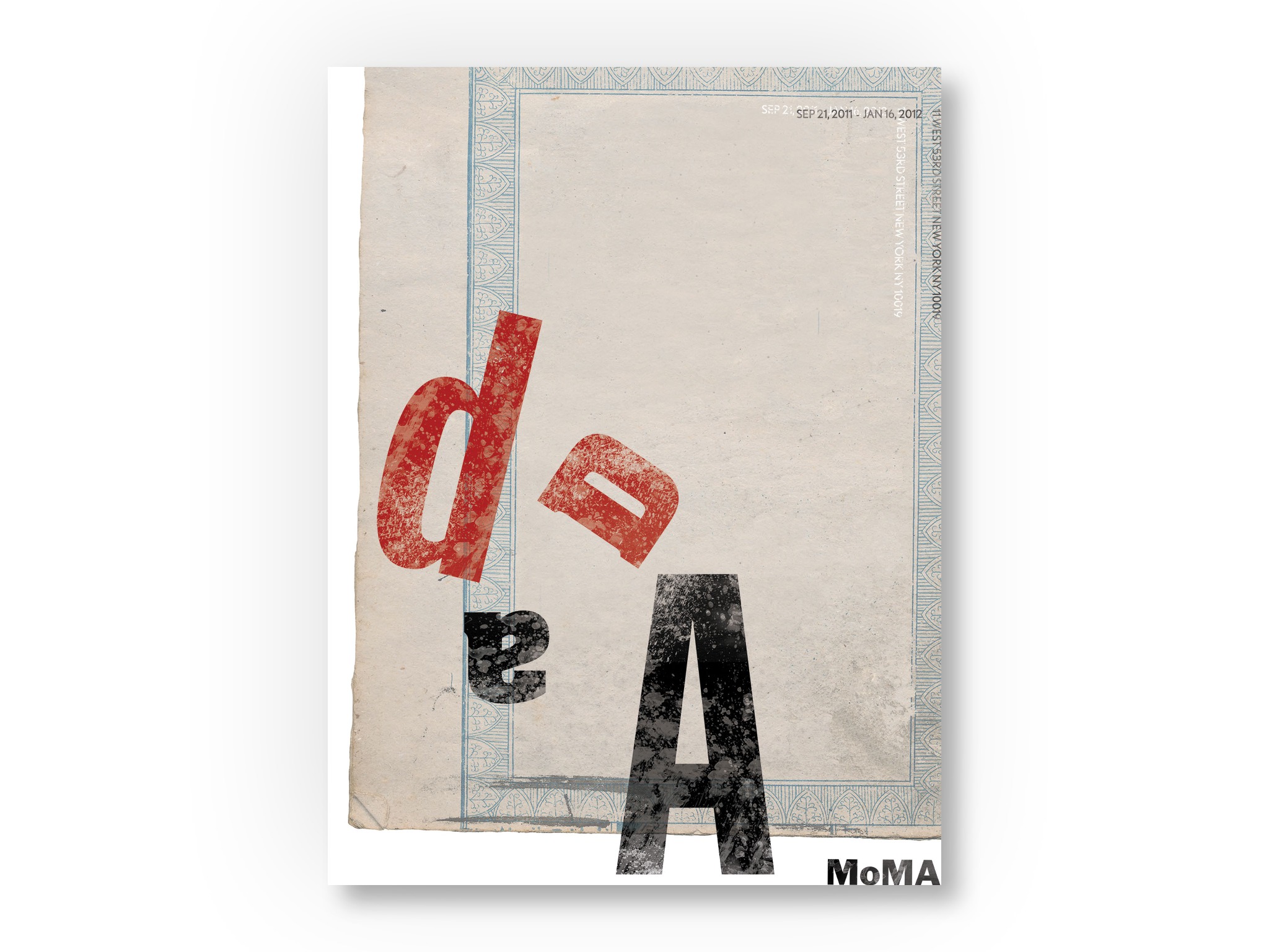 MoMA Dada Poster by Hee Je Wi – SVA Design