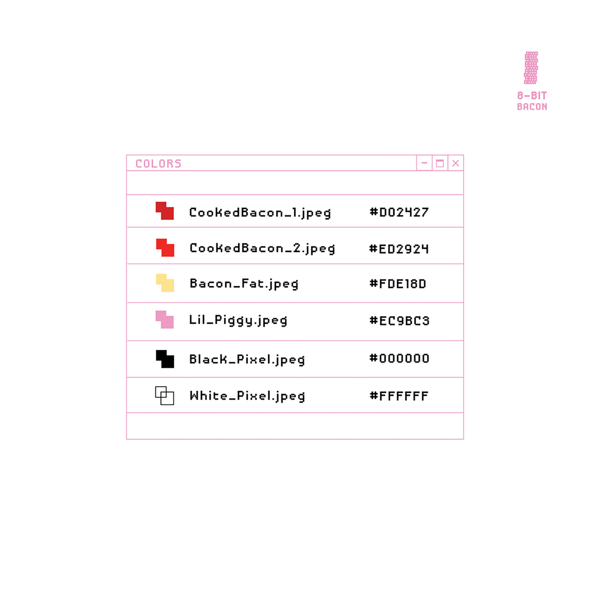 8-bit Bacon by Ki Yan Ip – SVA Design