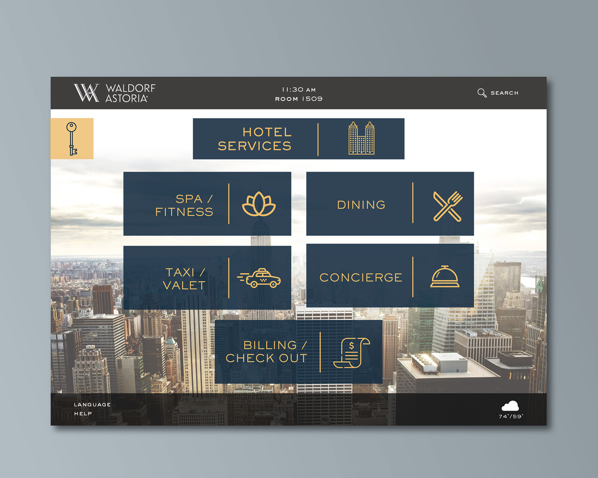 Digital Concierge App by Christopher Patitucci – SVA Design