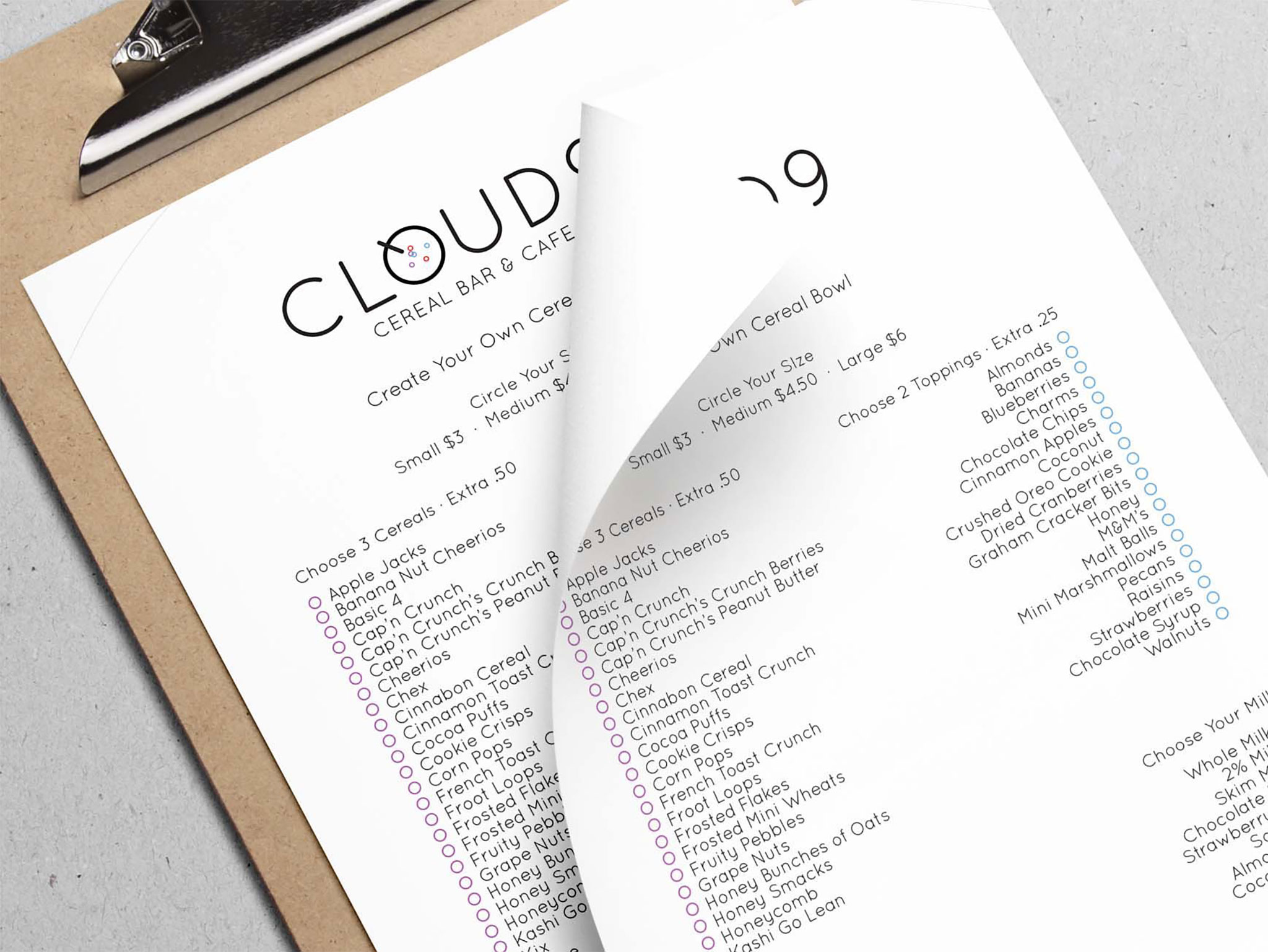 Cloud 9 Cereal Bar & Cafe by Zana Haobsh – SVA Design