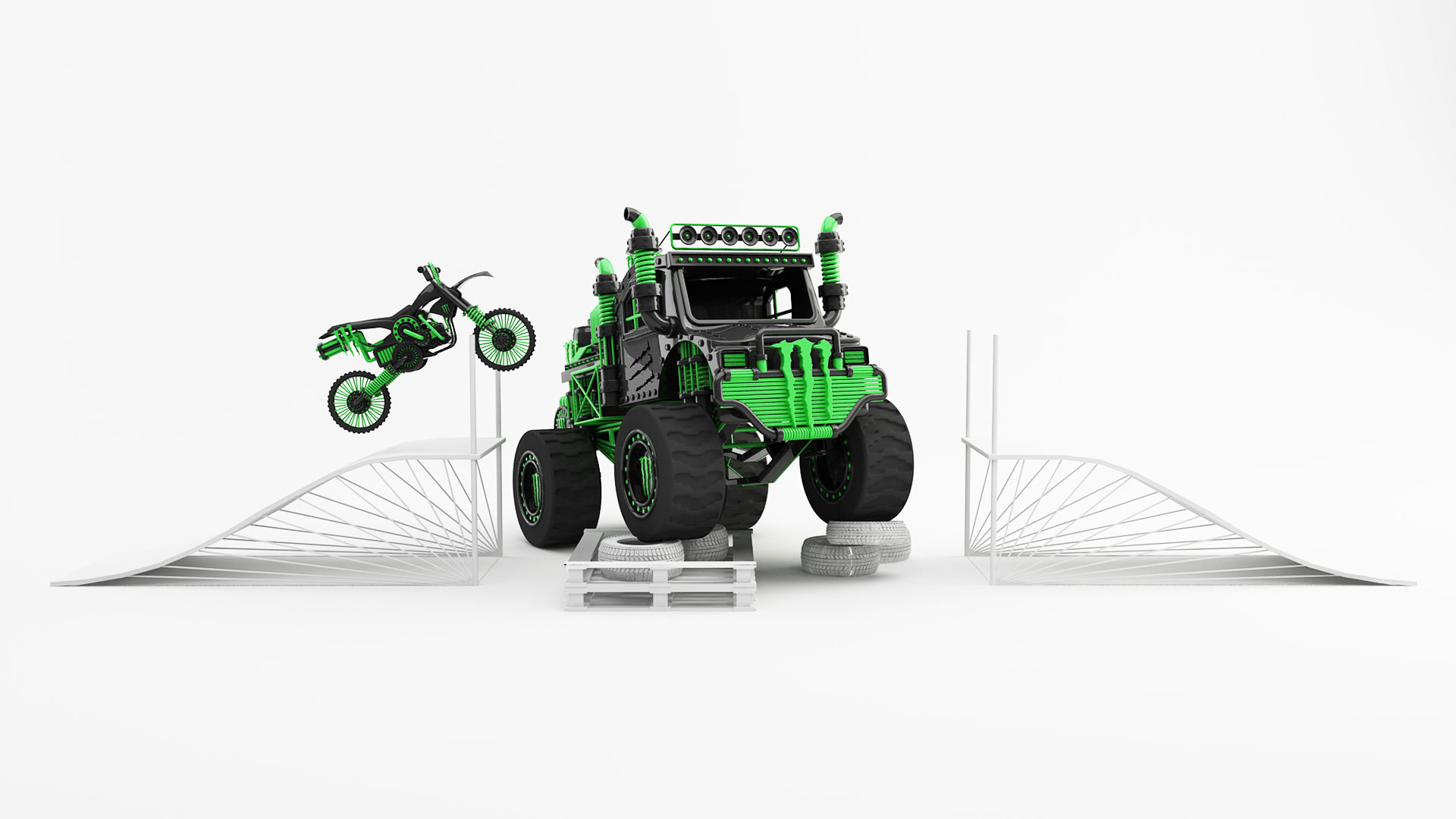 Monster Energy 3D design by Alex Jacobo-Blonder – SVA Design