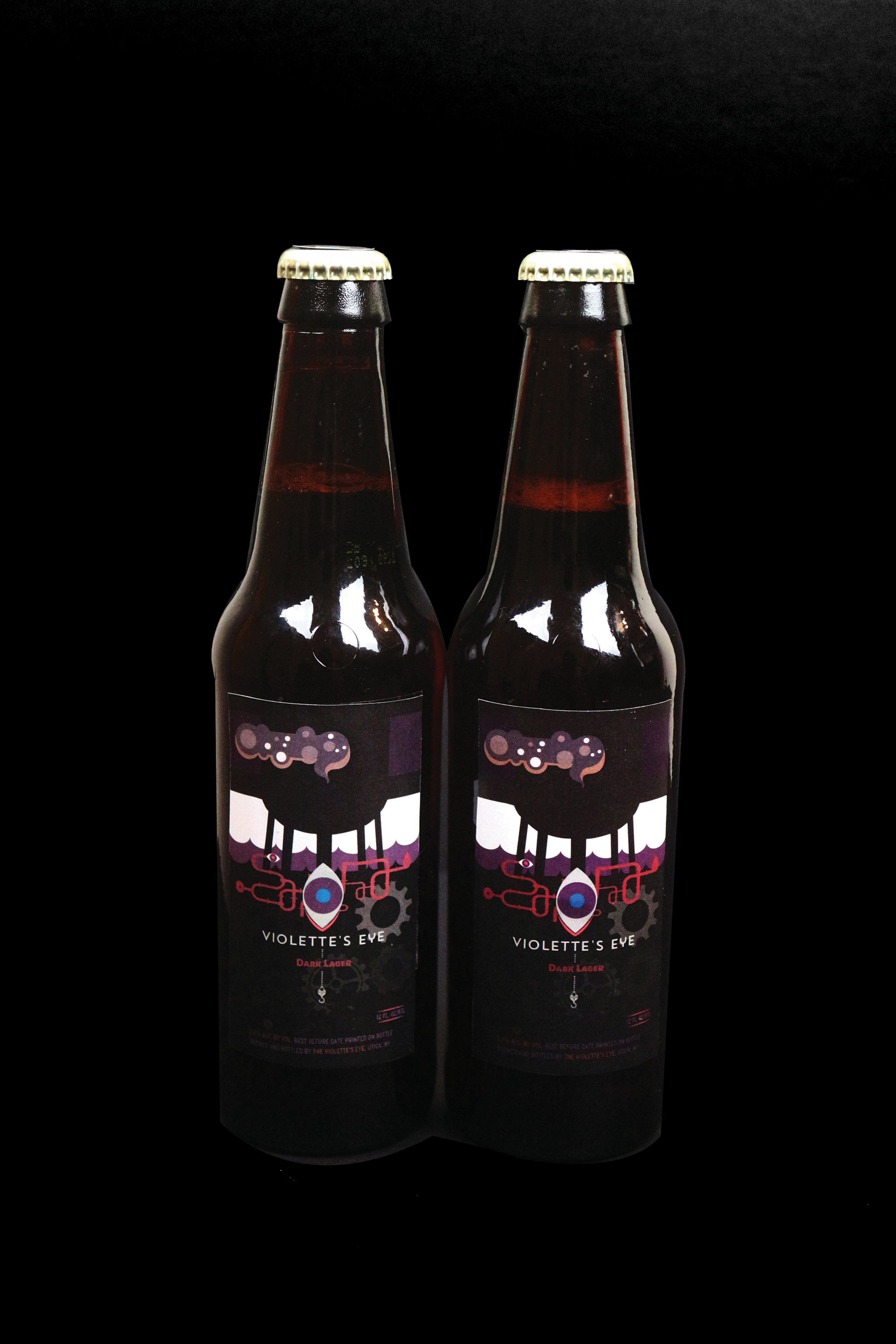 "Violette’s Eye" Beer Package Design by Yin Yu – SVA Design