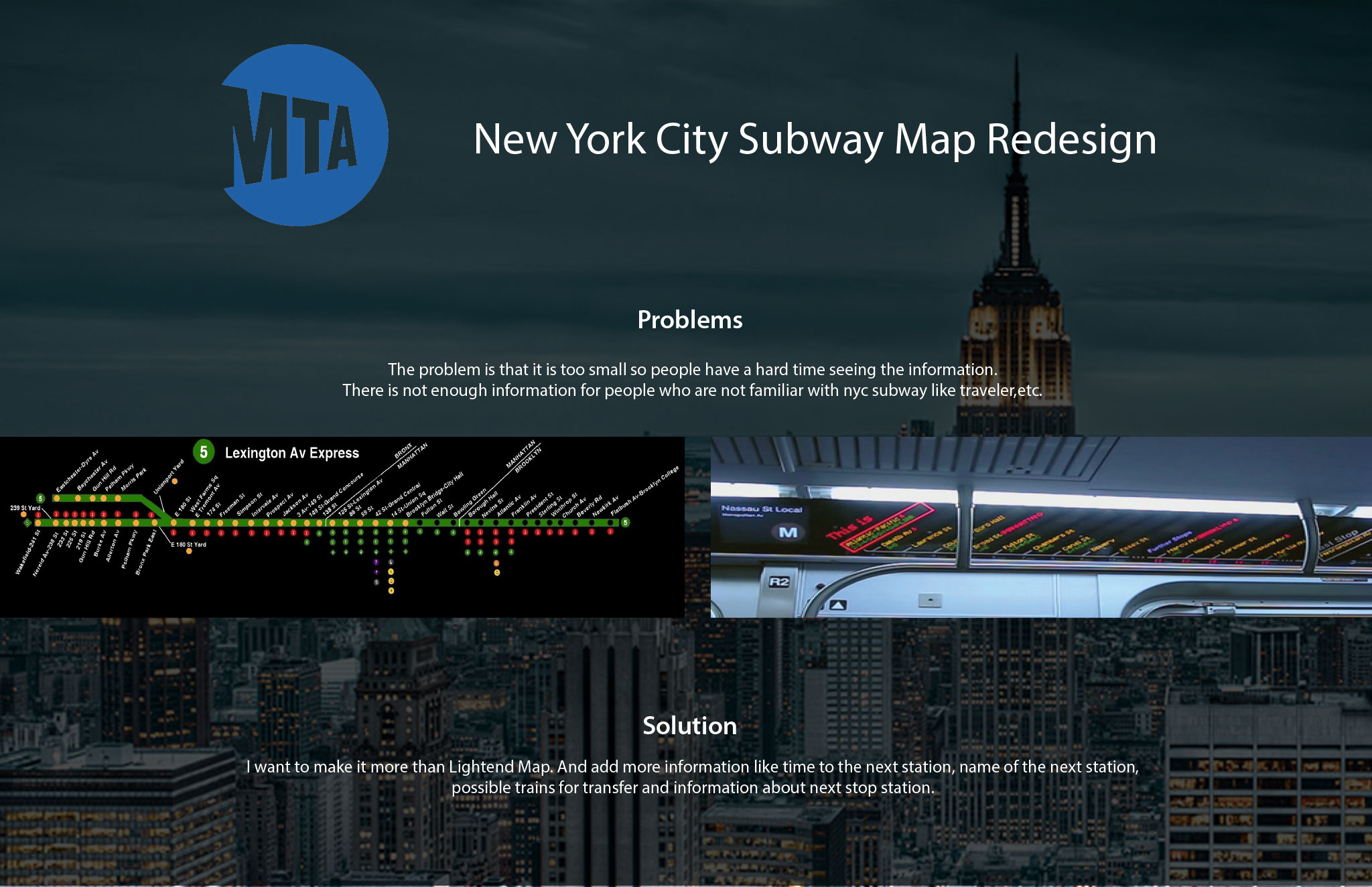 NYC Subway Map Redesign by Ji Hyun Chun – SVA Design