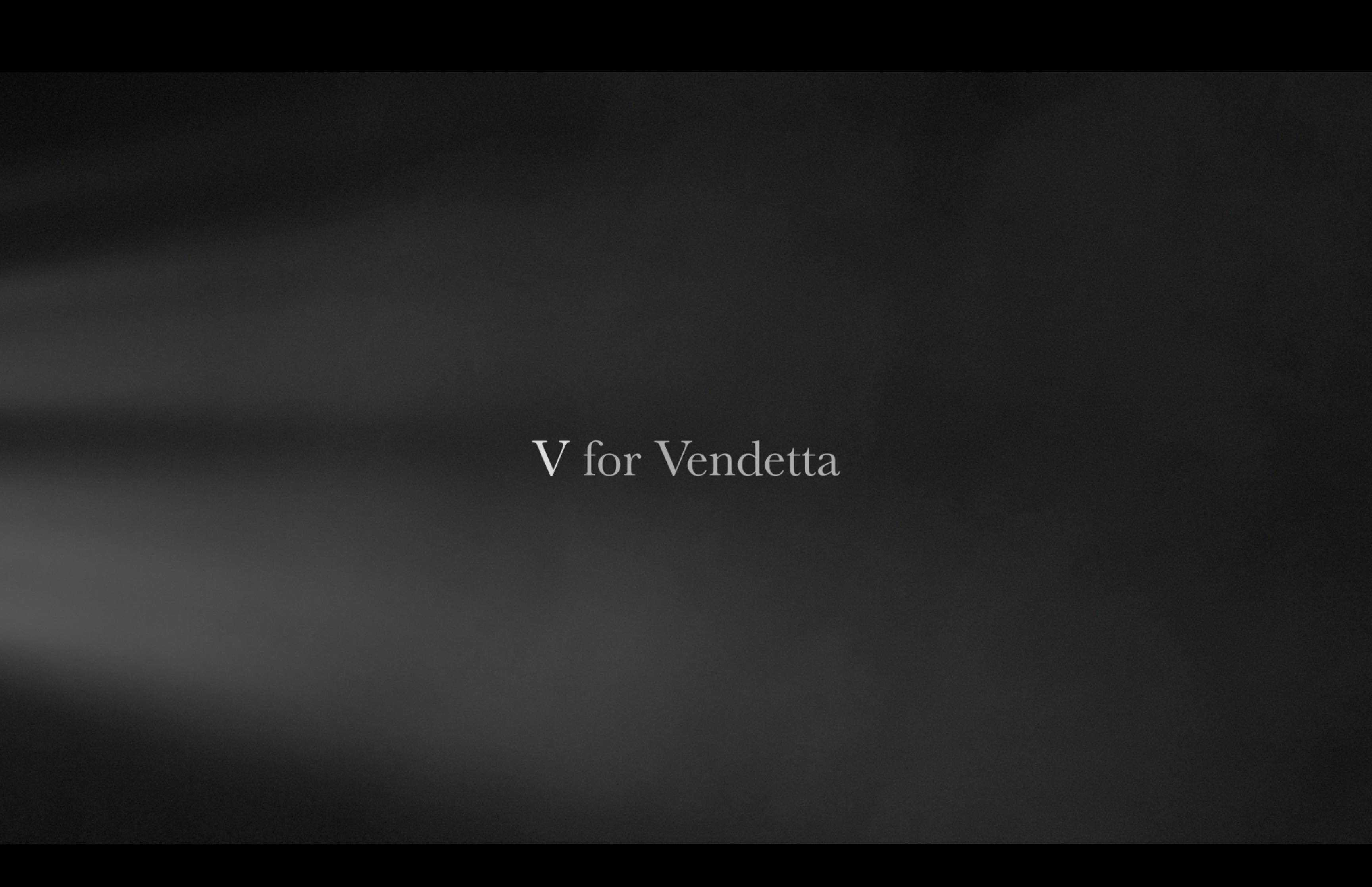 Title Sequence: V for Vendetta by Jueun Kim – SVA Design