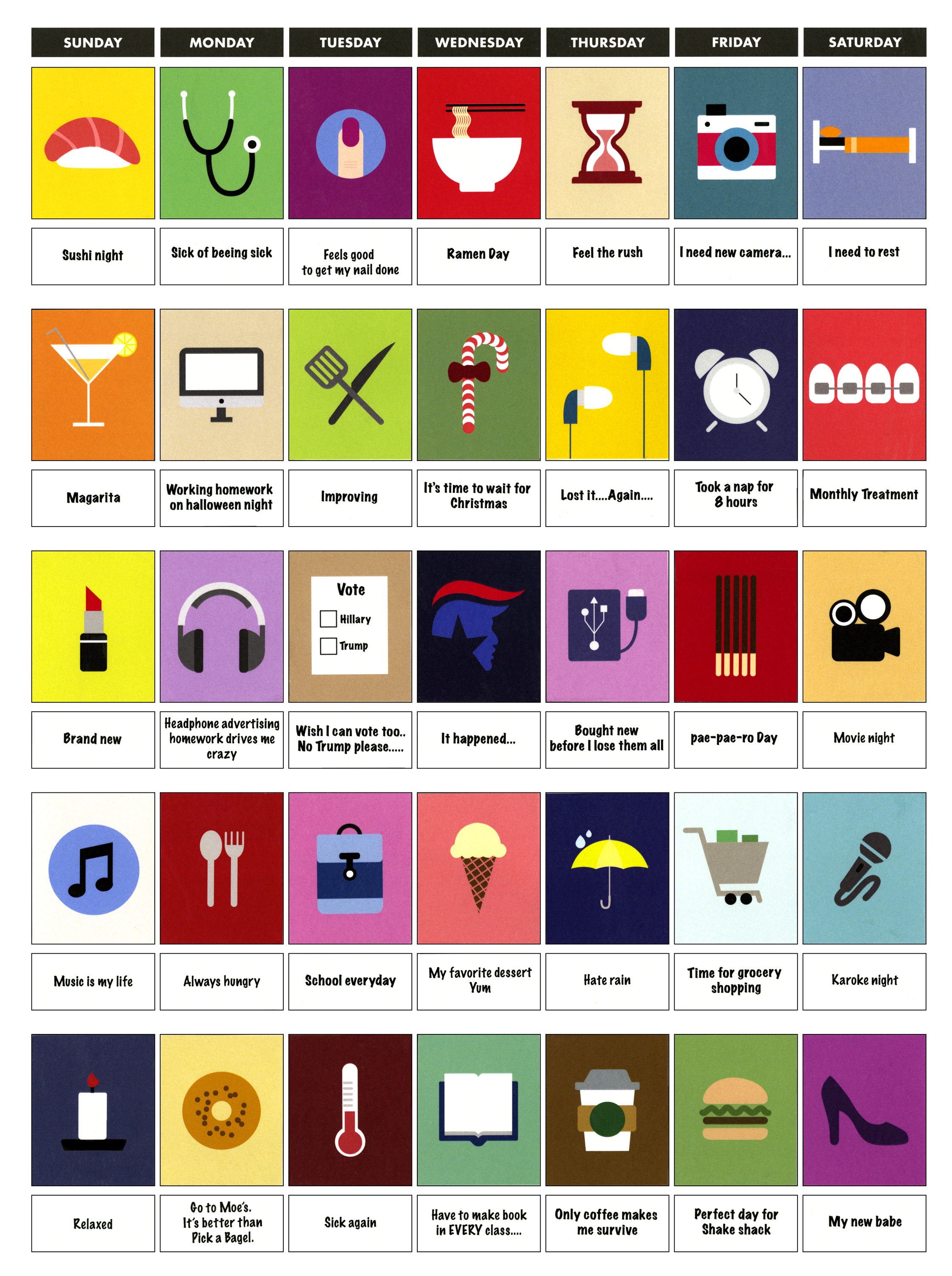 Visual Diary by Sujin Lim – SVA Design