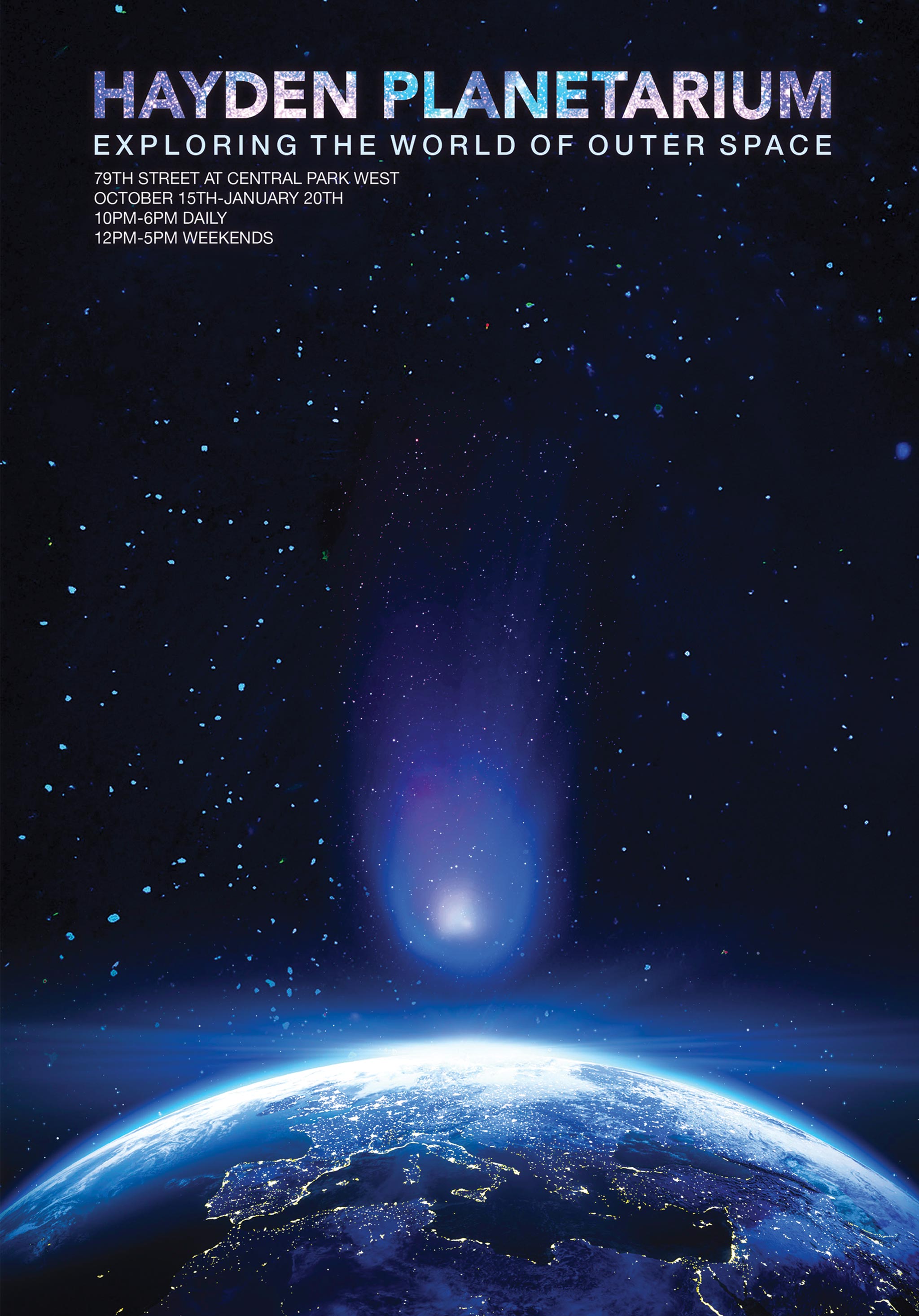 Hayden Planetarium Poster by Gisell Bastidas Jaramillo – SVA Design