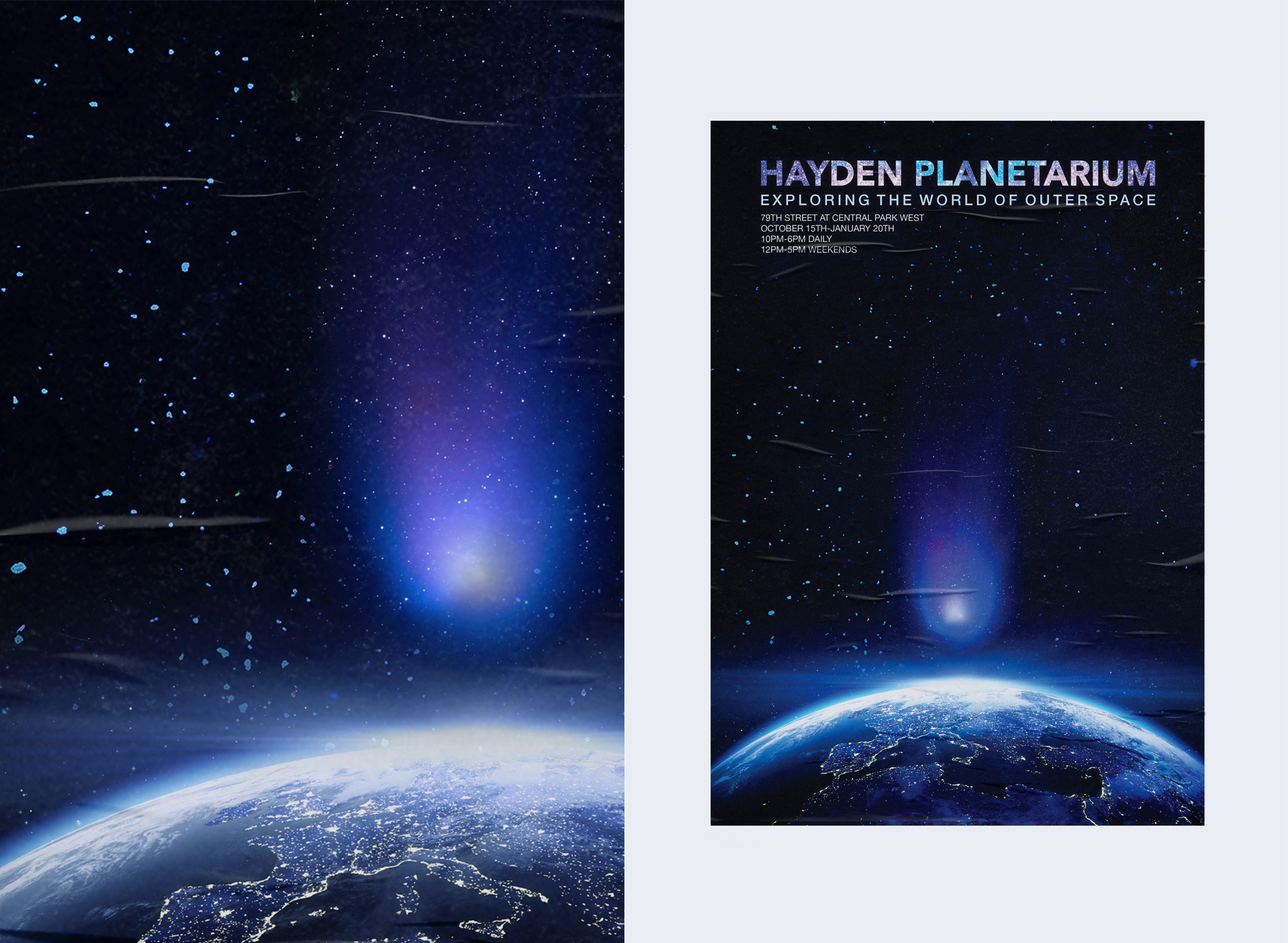 Hayden Planetarium Poster by Gisell Bastidas Jaramillo – SVA Design