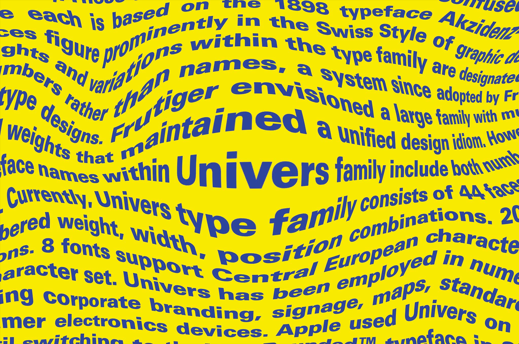 Univers Typezine by Kee Wei Chin – SVA Design