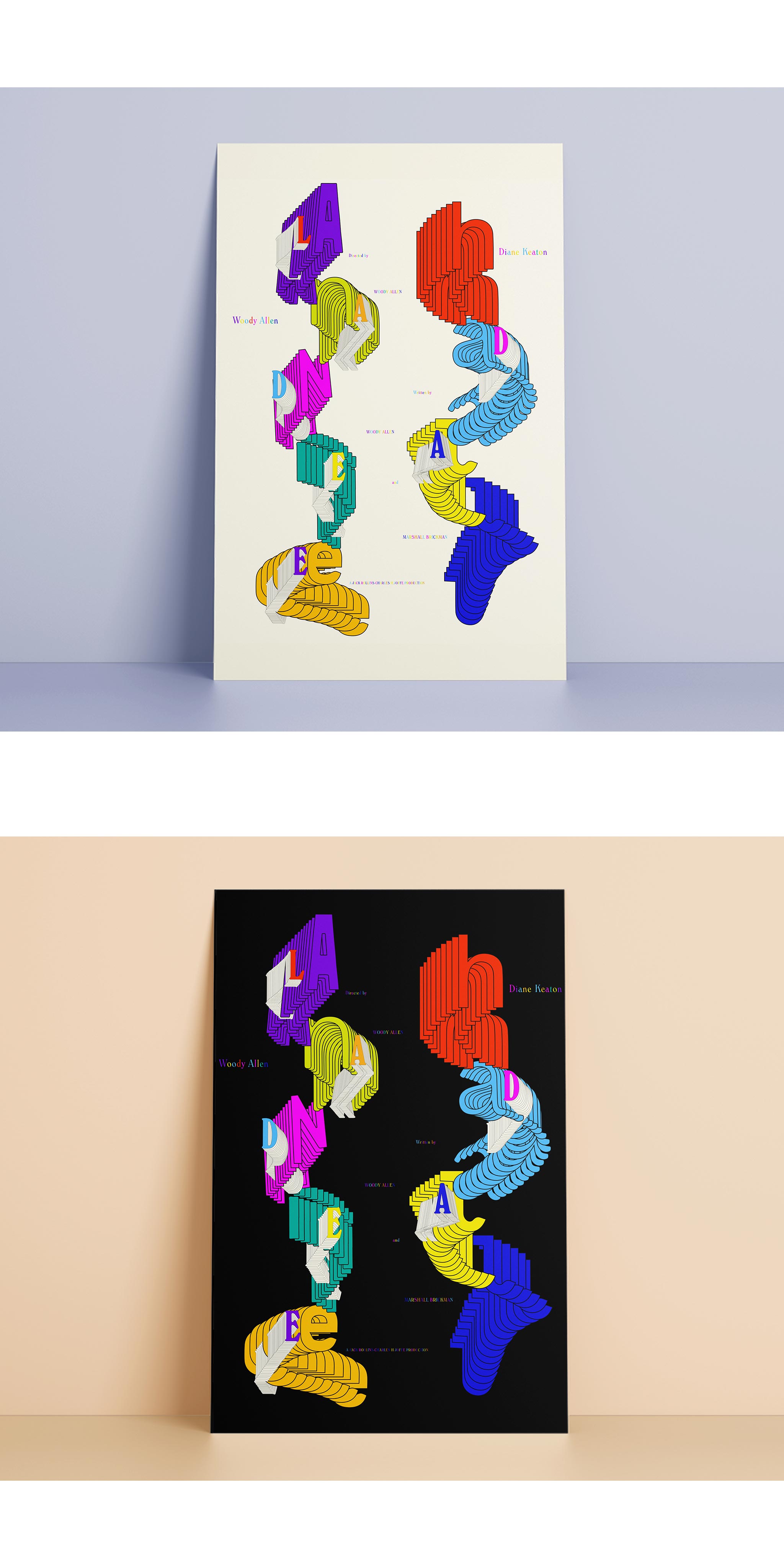 Annie Hall Film Posters by Mohan Wang – SVA Design