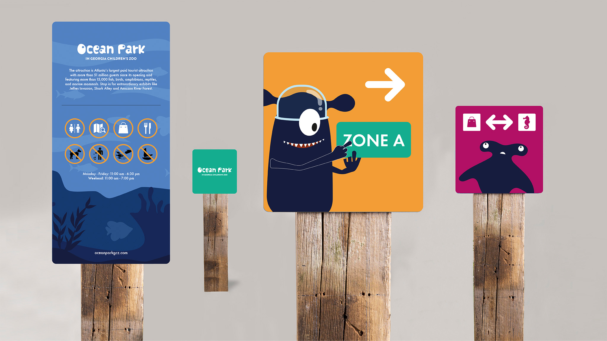 Ocean Park Wayfinding by Yating Liu – SVA Design
