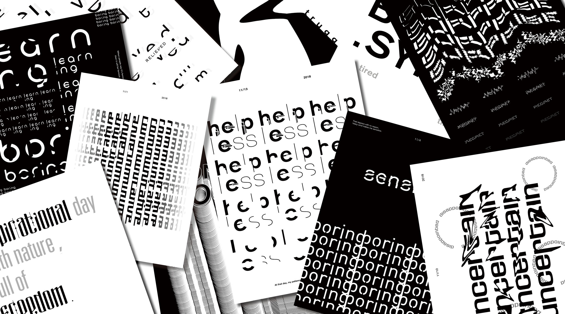 Recognition Type Poster Series by Ruolan Zou – SVA Design