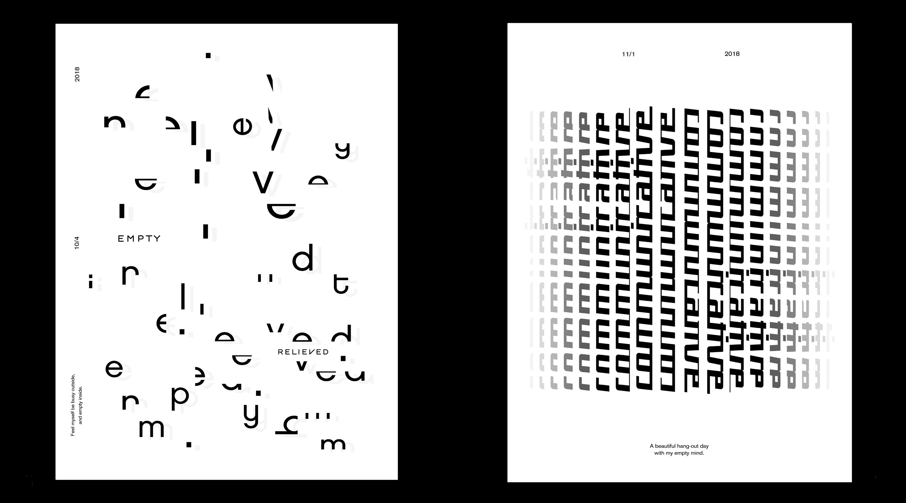 Recognition Type Poster Series by Ruolan Zou – SVA Design