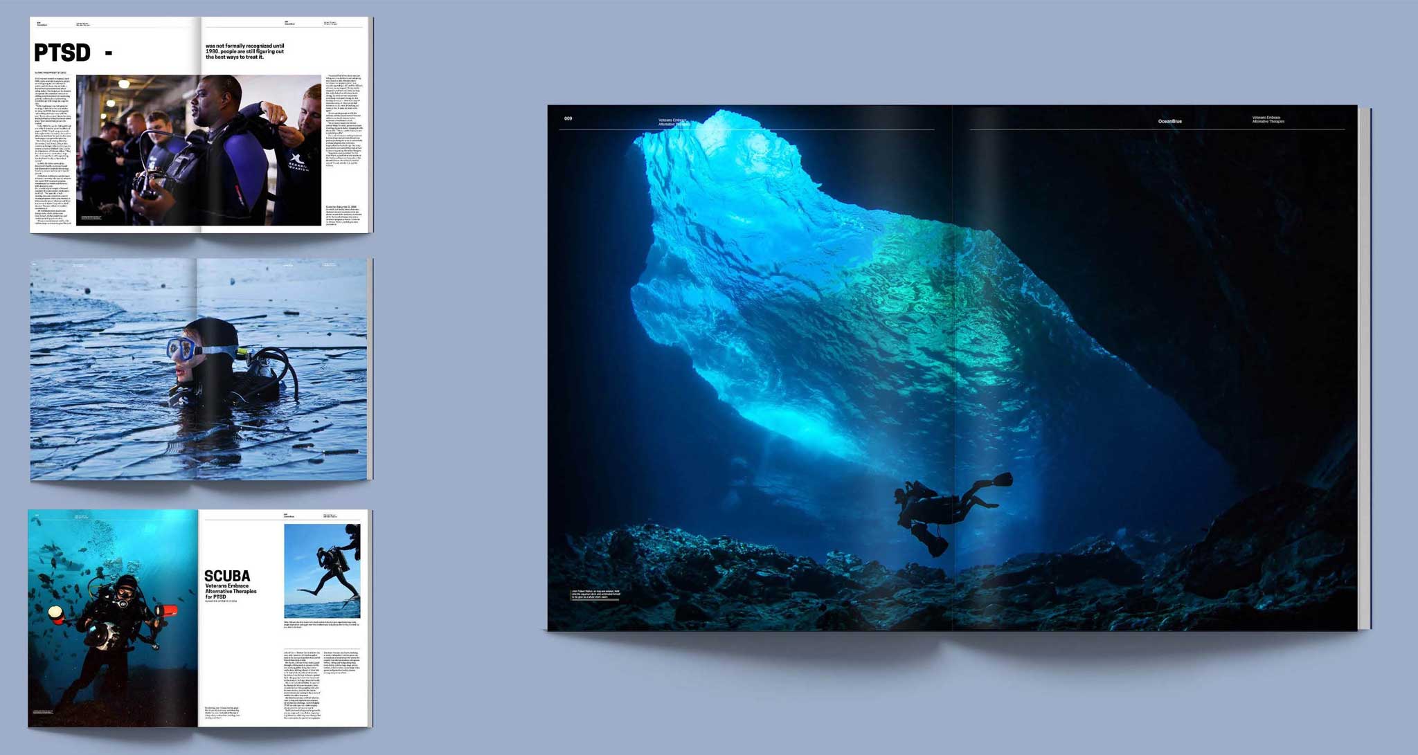 OCEAN BLUE MAGAZINE by Yiming Cai – SVA Design