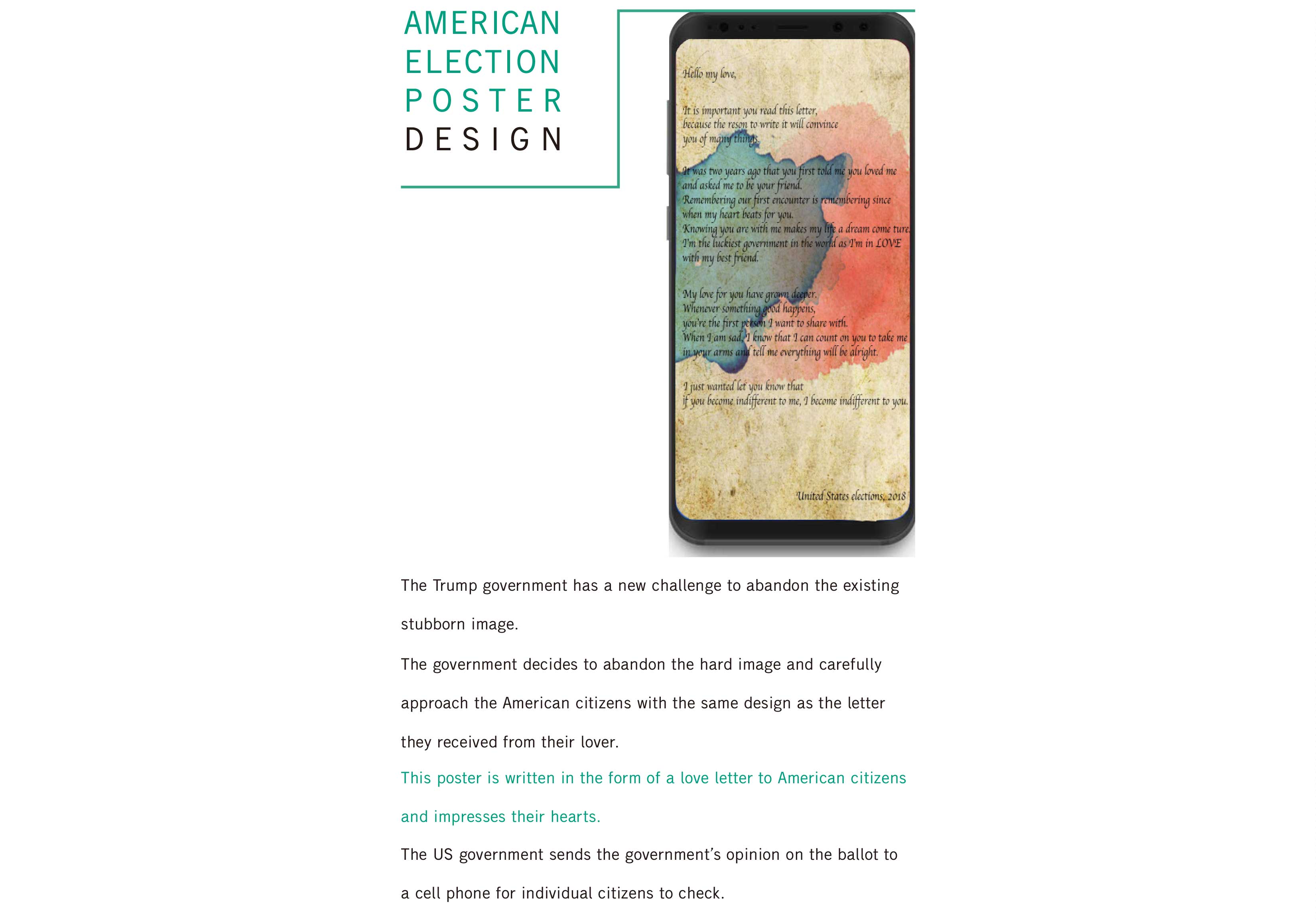 2018 AMERICAN MIDTERM ELECTION POSTER DESIGN by Suk Min Hong – SVA Design