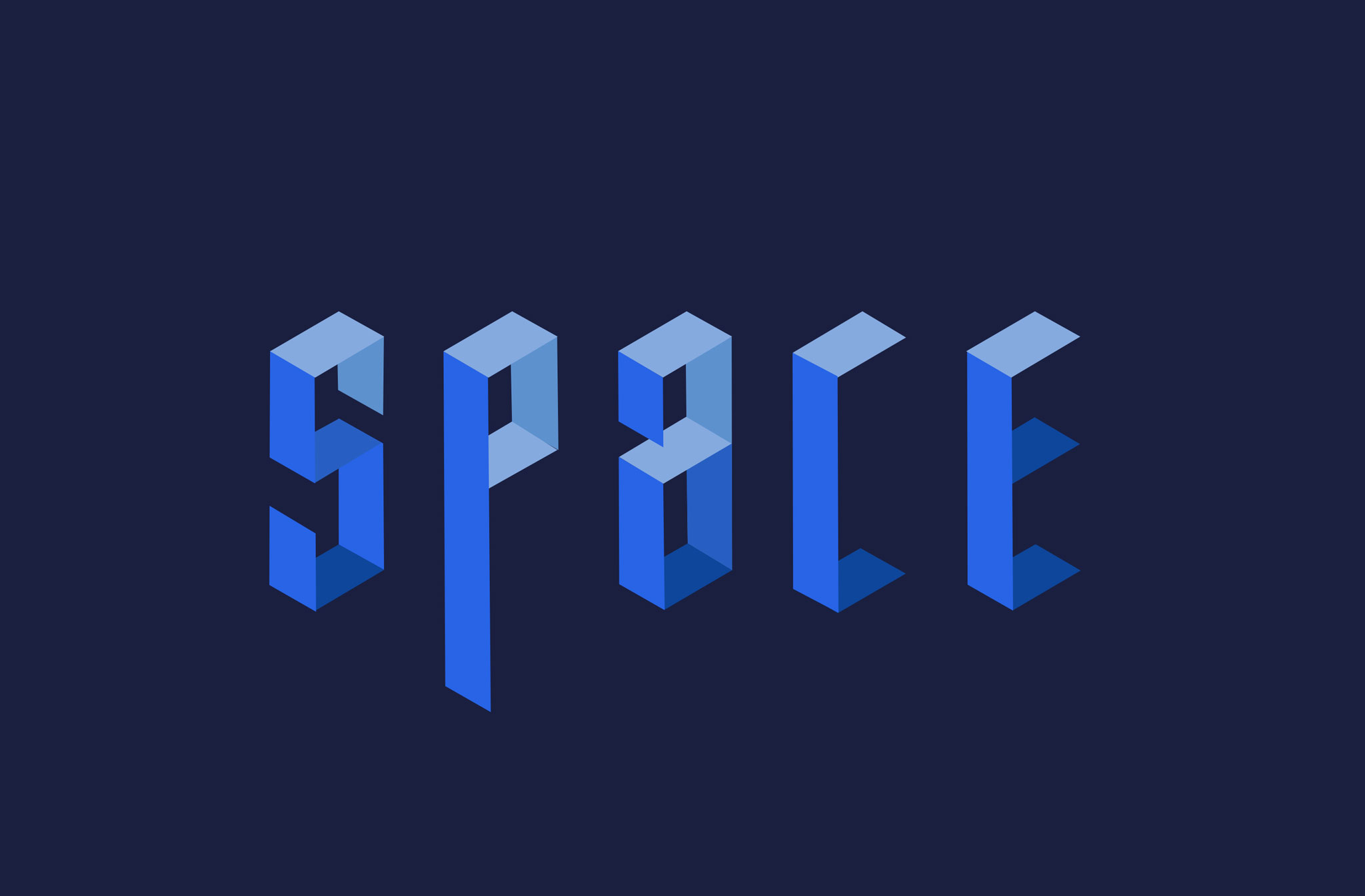 SPACE TYPEFACE by Yiming Cai – SVA Design