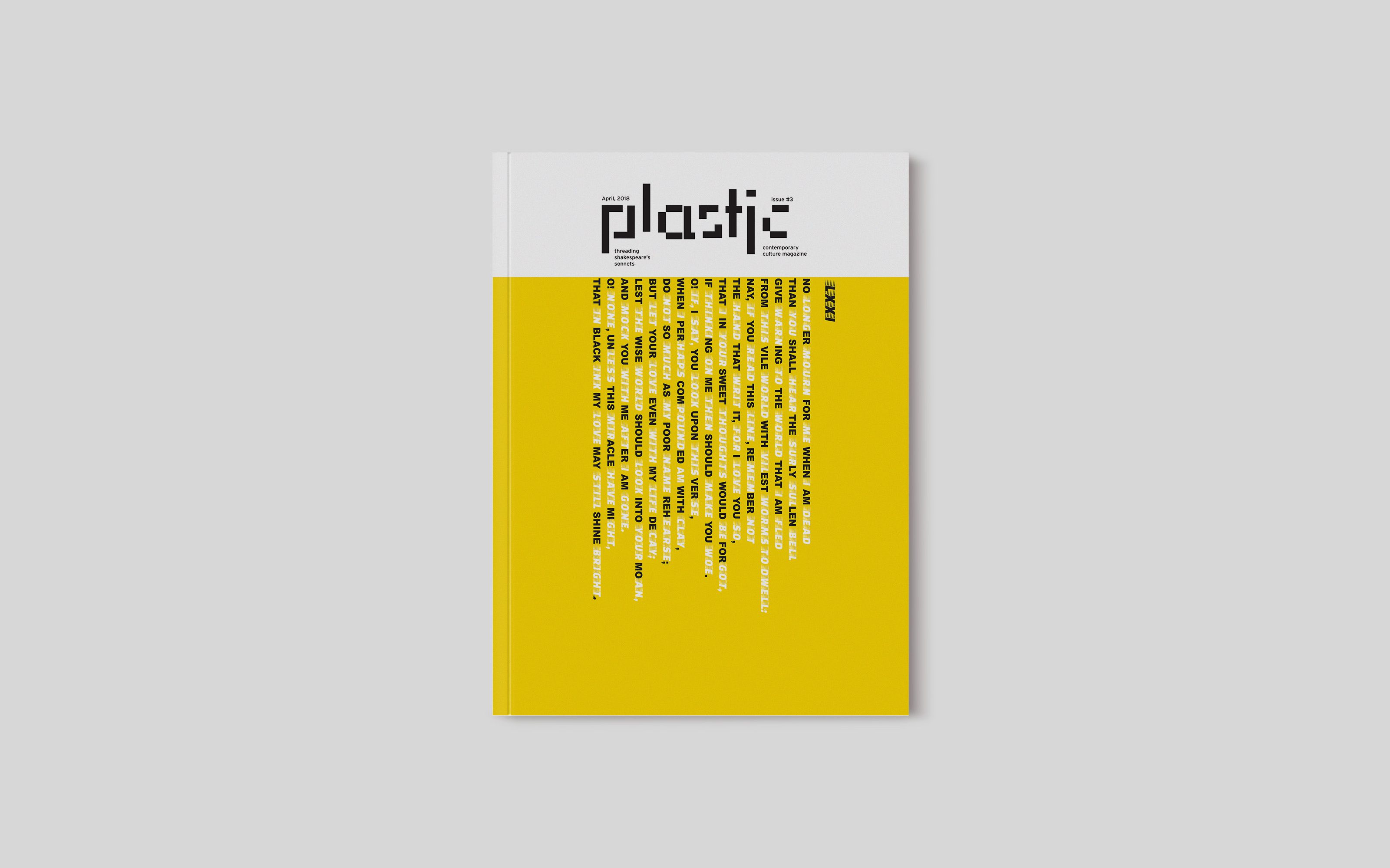 Plastic Magazine by Xiaoxue Meng – SVA Design