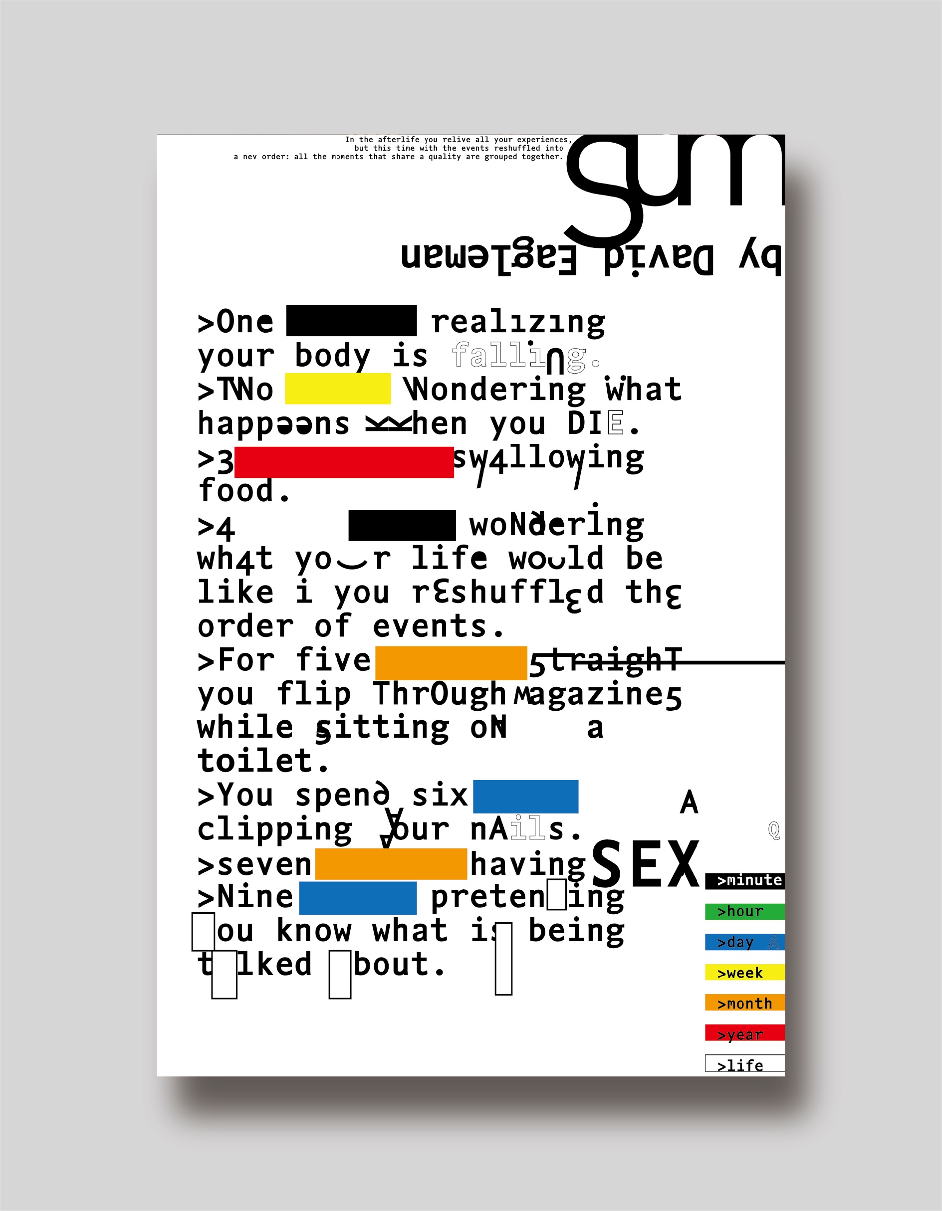 "SUM" Poster by Kotaro Matsumoto – SVA Design