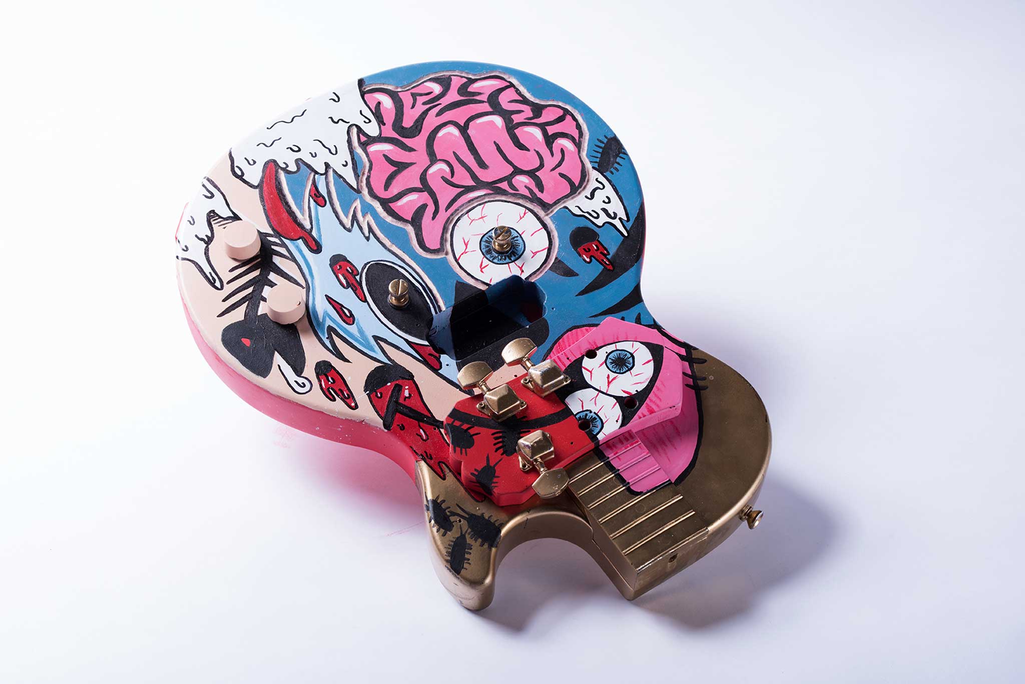 Sugar Skull Guitar by Jewon Jeni Moon – SVA Design