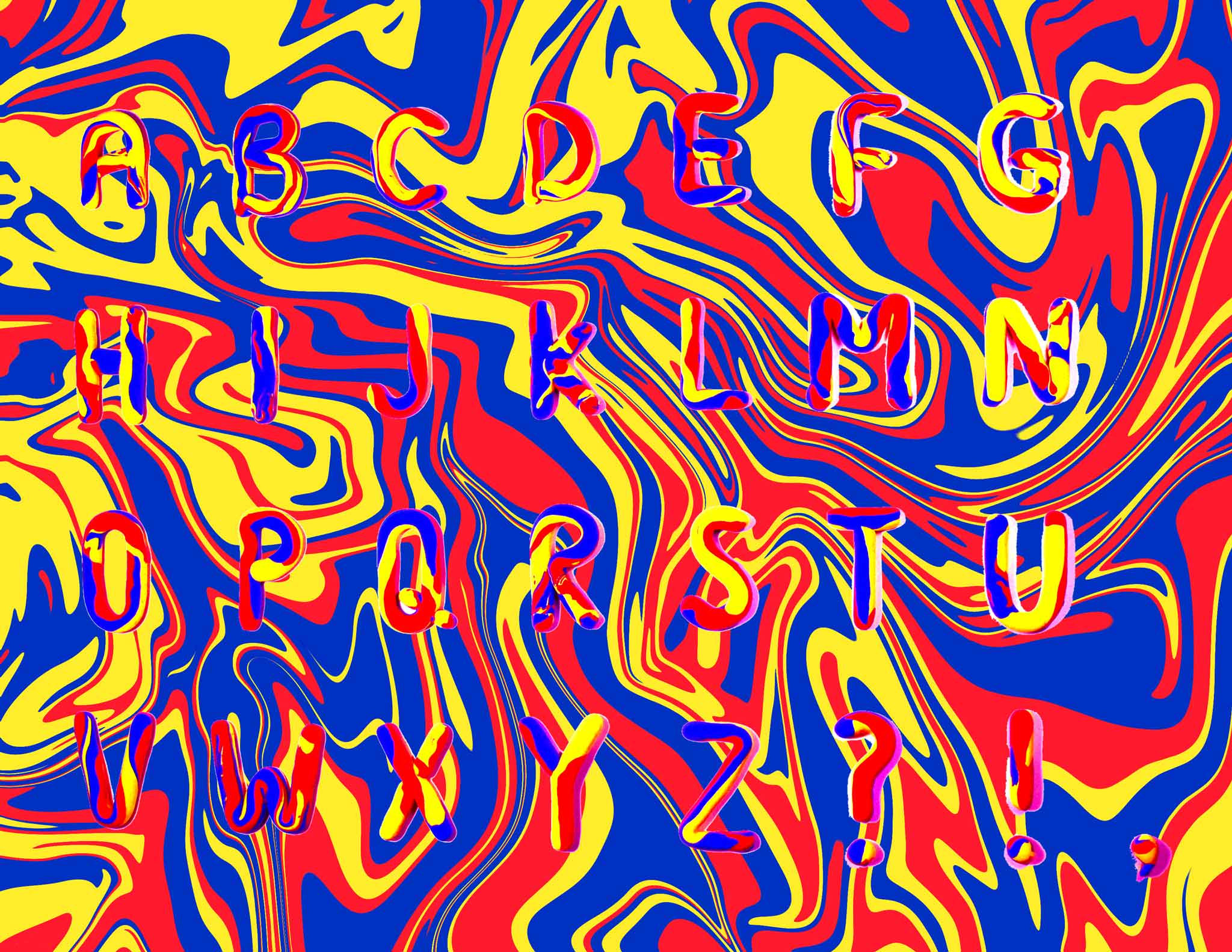 MELTING ALPHABETS by Junbae Choi – SVA Design
