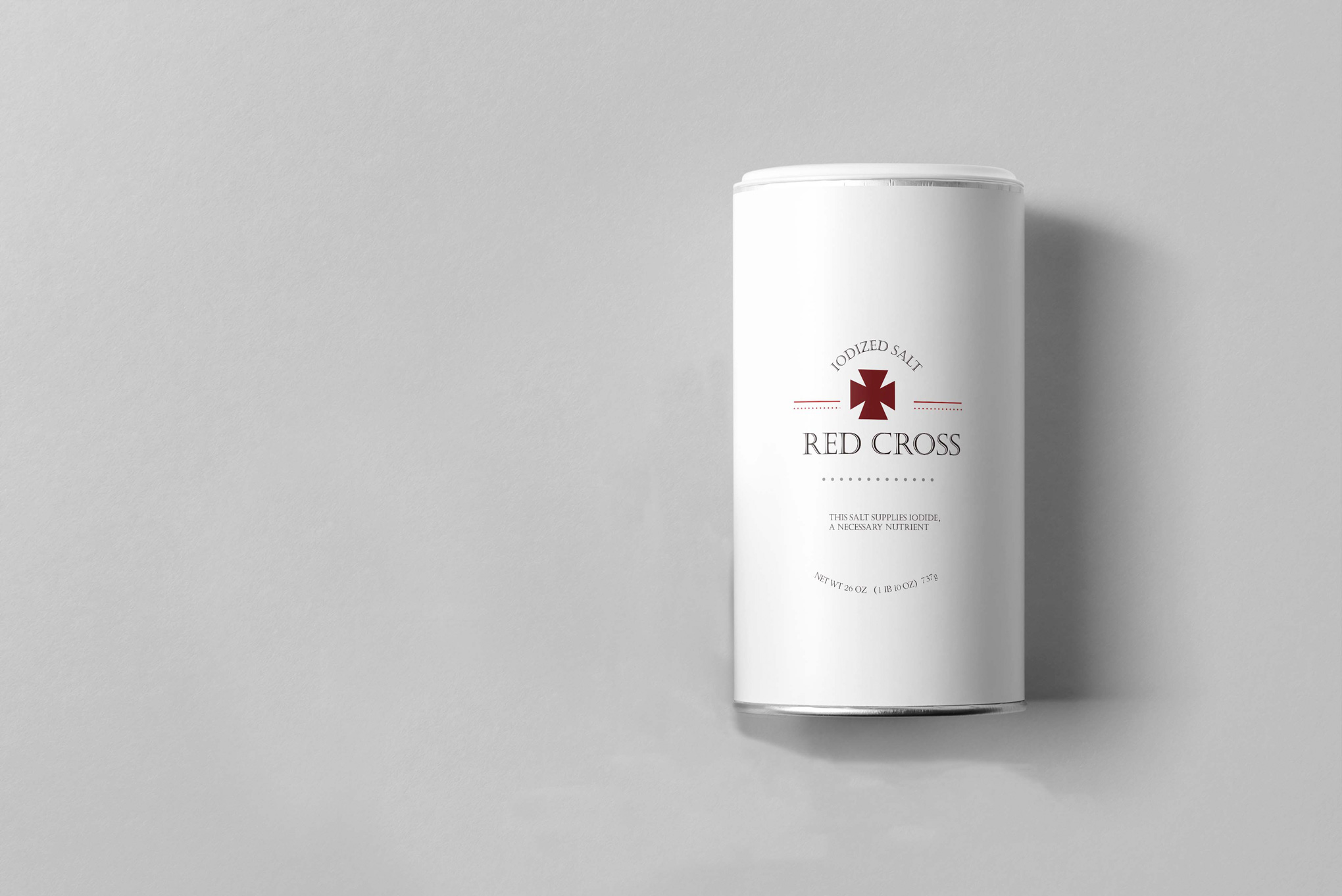Red Cross SALT PACKAGE DESIGN by Yuxin Wang – SVA Design