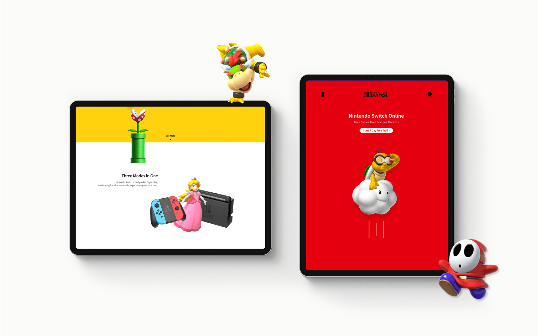 Nintendo Switch Website Reskin by Peiyue Han – SVA Design