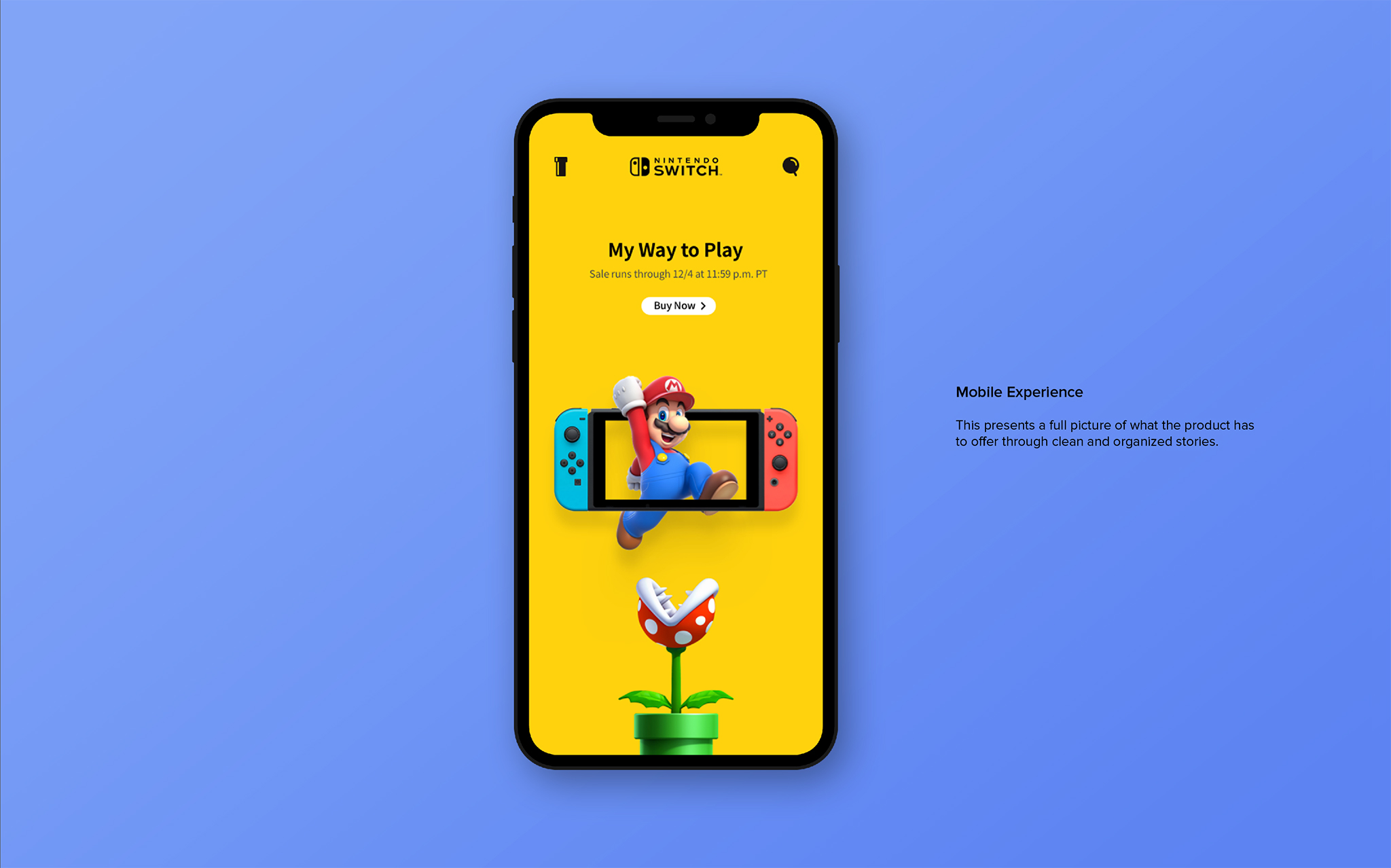 Nintendo Switch Website Reskin by Peiyue Han – SVA Design