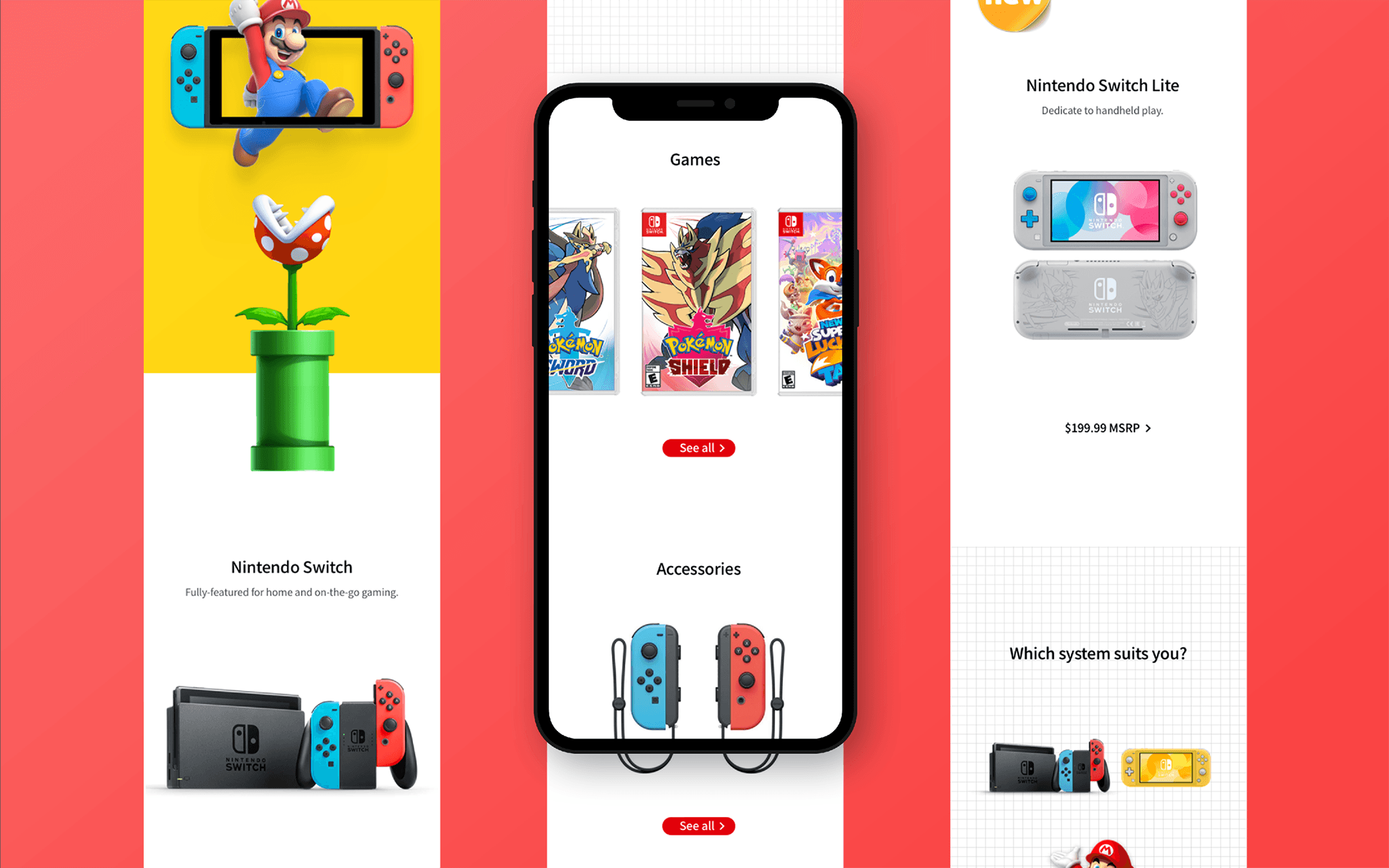 Nintendo Switch Website Reskin by Peiyue Han – SVA Design