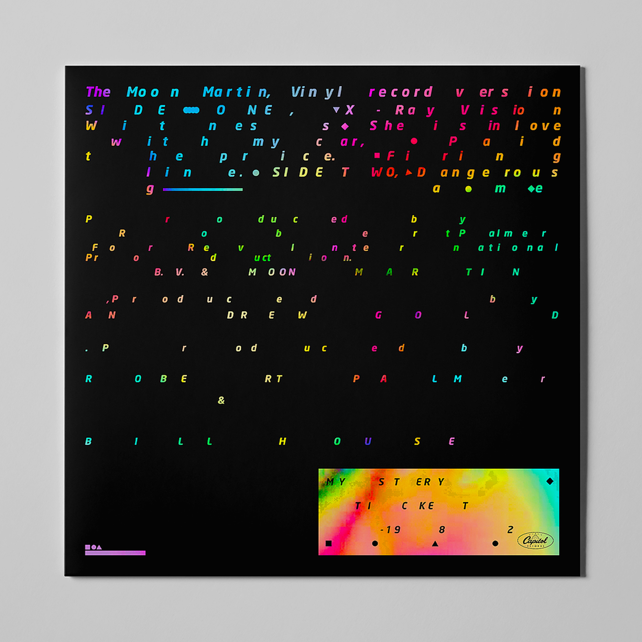 Moon Martin Album Design by Felix Fu – SVA Design