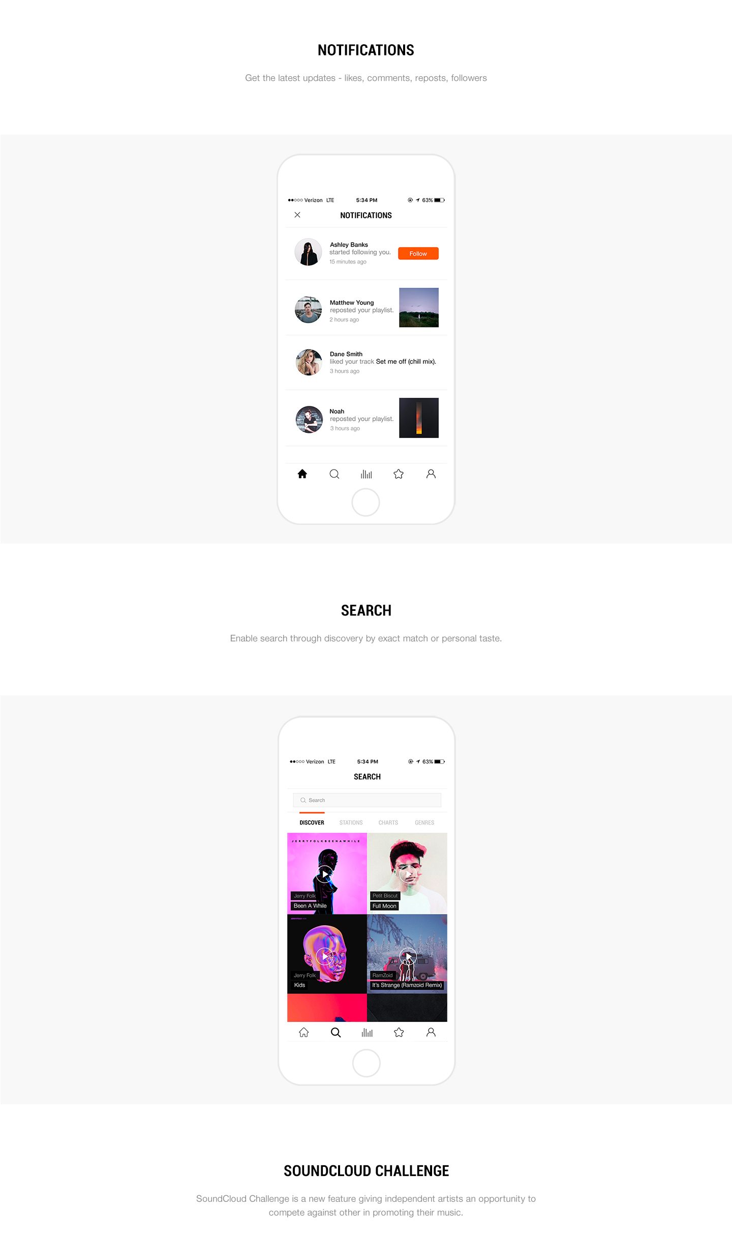 SoundCloud Mobile App Redesign by Jennifer Son – SVA Design