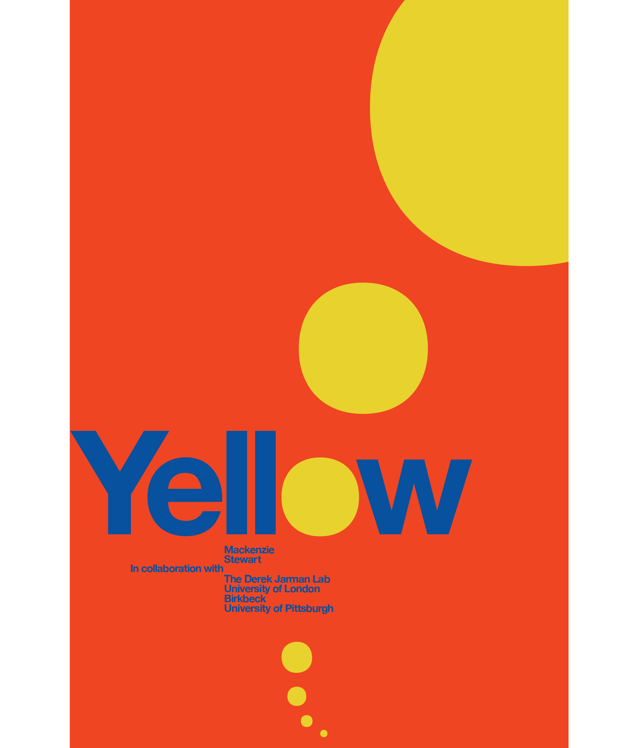 Yellow Poster by Willie Shaw – SVA Design