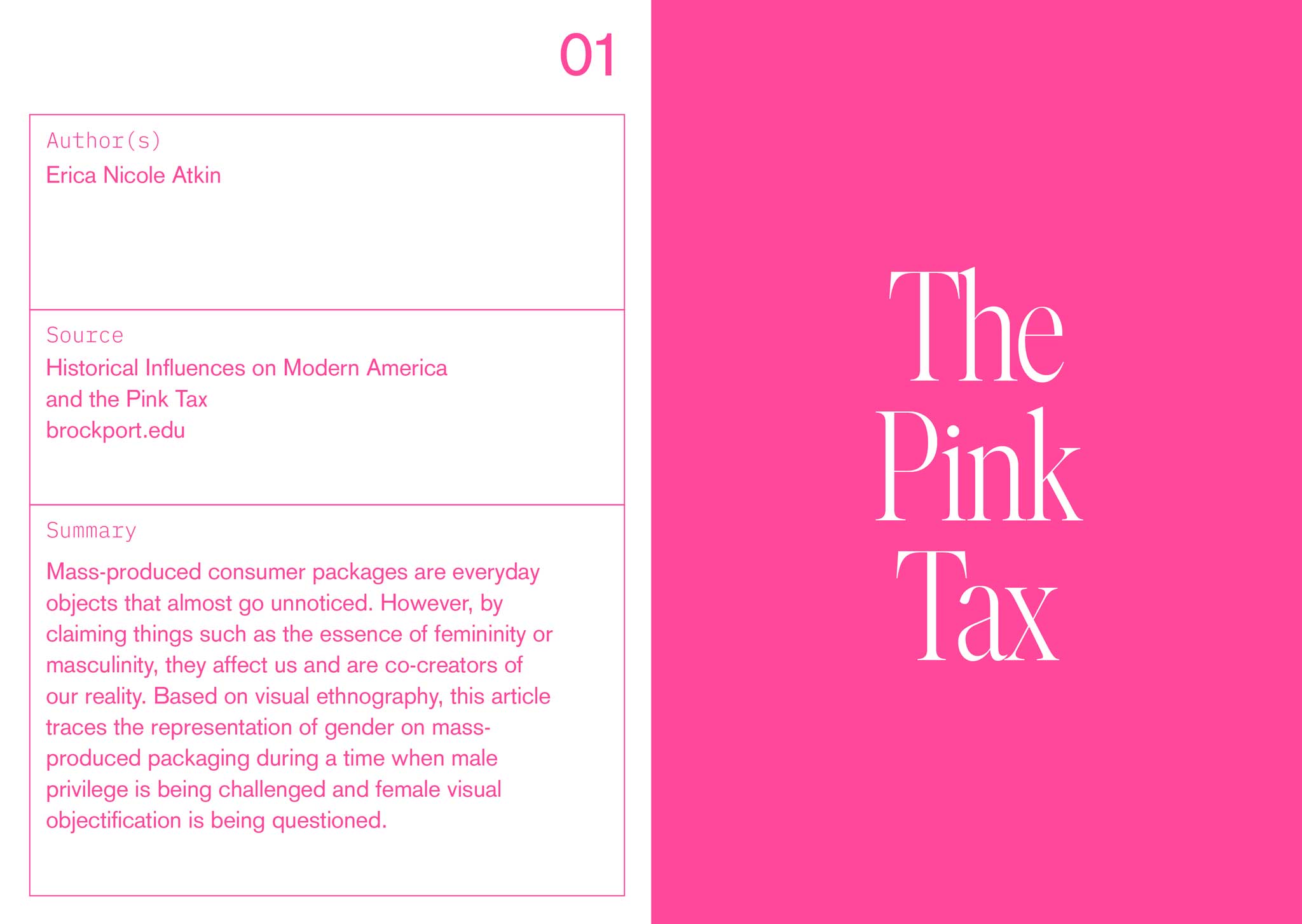 The Pink Tax and Design by Alexandra Mazikins – SVA Design