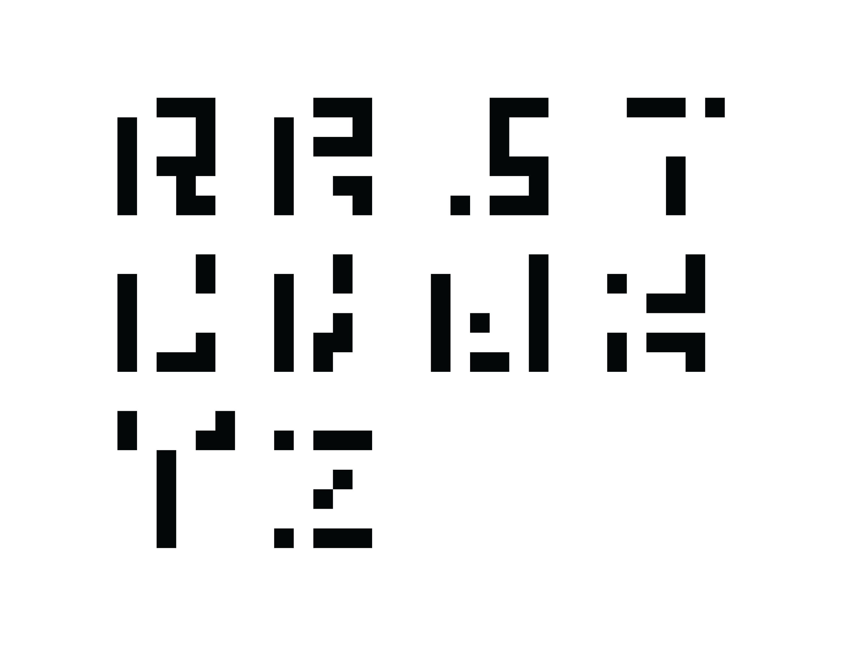 Bit Fonts by Hai Nguyen – SVA Design