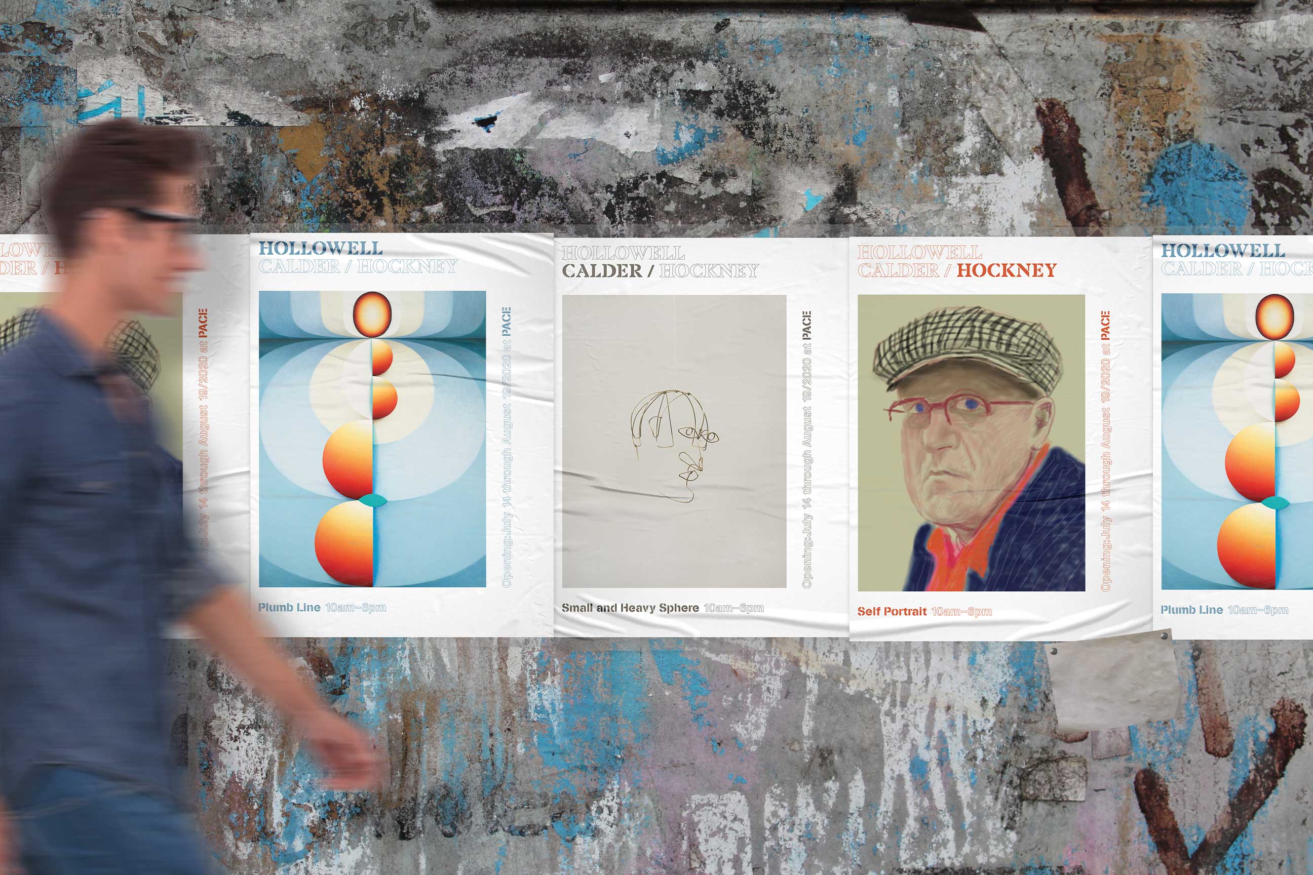 Pace Gallery posters-Poster Series by Hanna Park – SVA Design