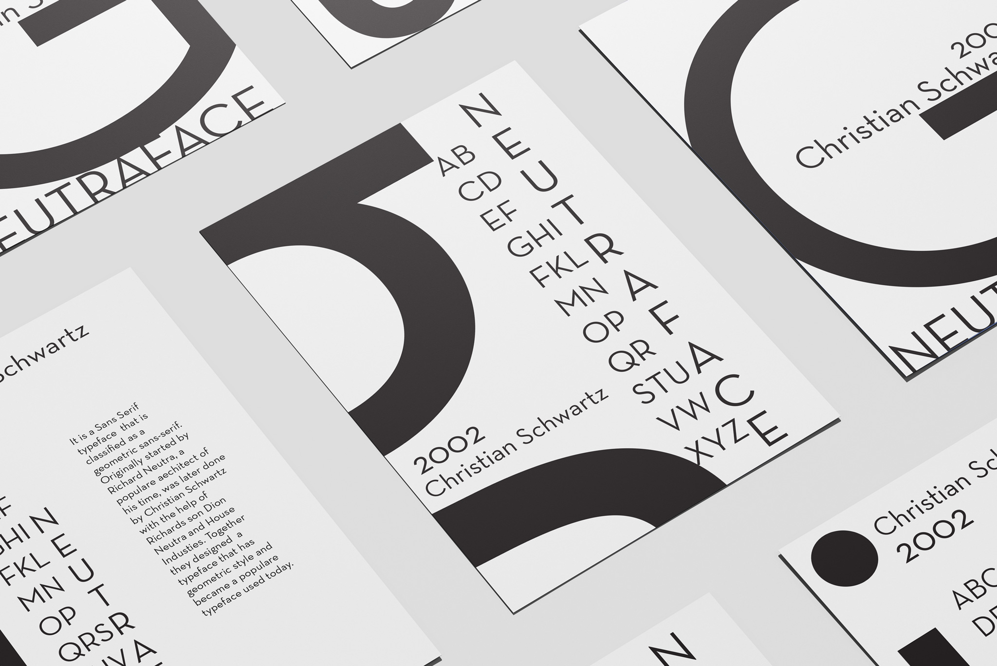 Neutraface Type Posters by Alessandra Sardella – SVA Design